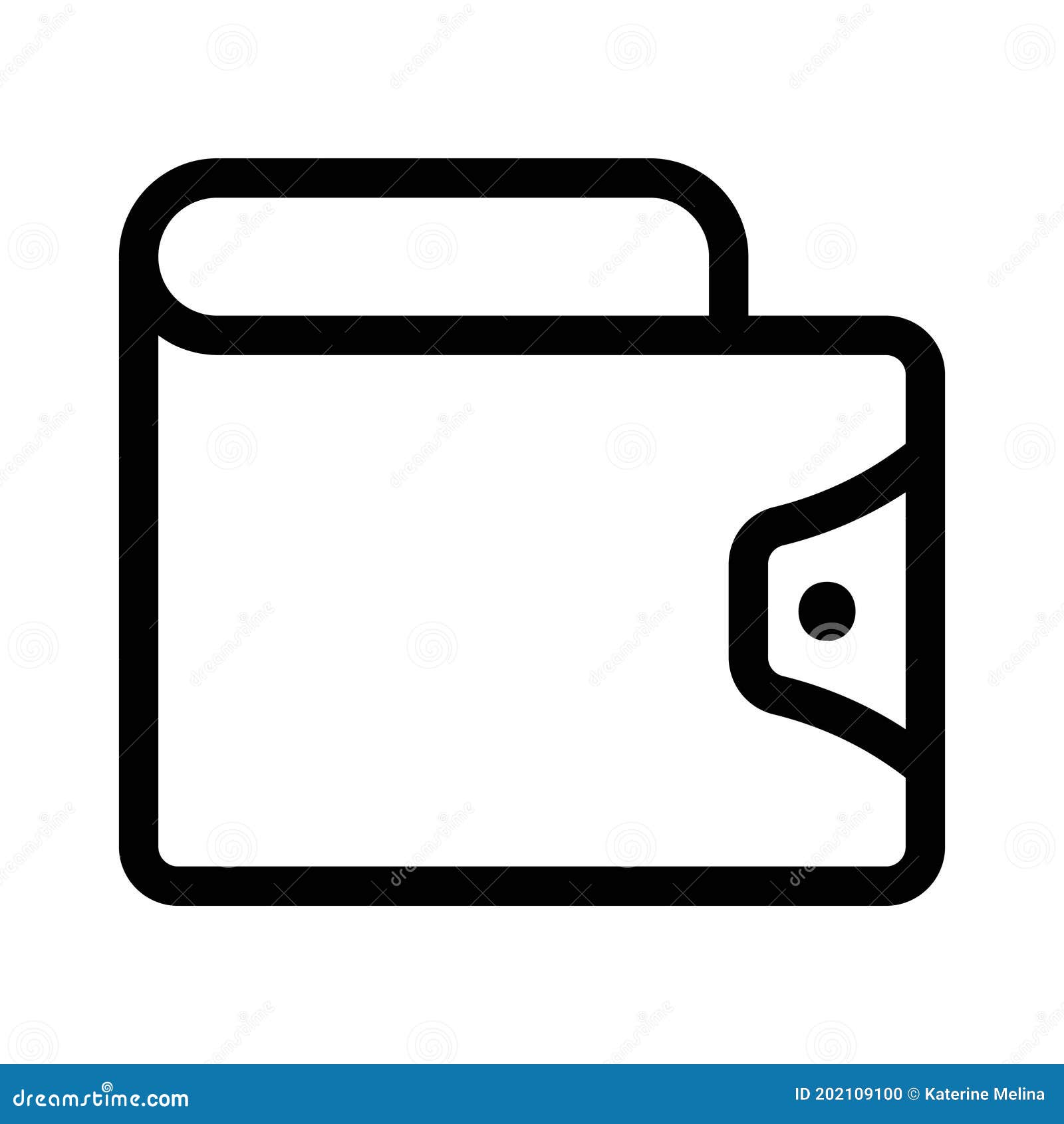 Portfolio, Linear Style Symbol for Mobile Concept and Web Design ...