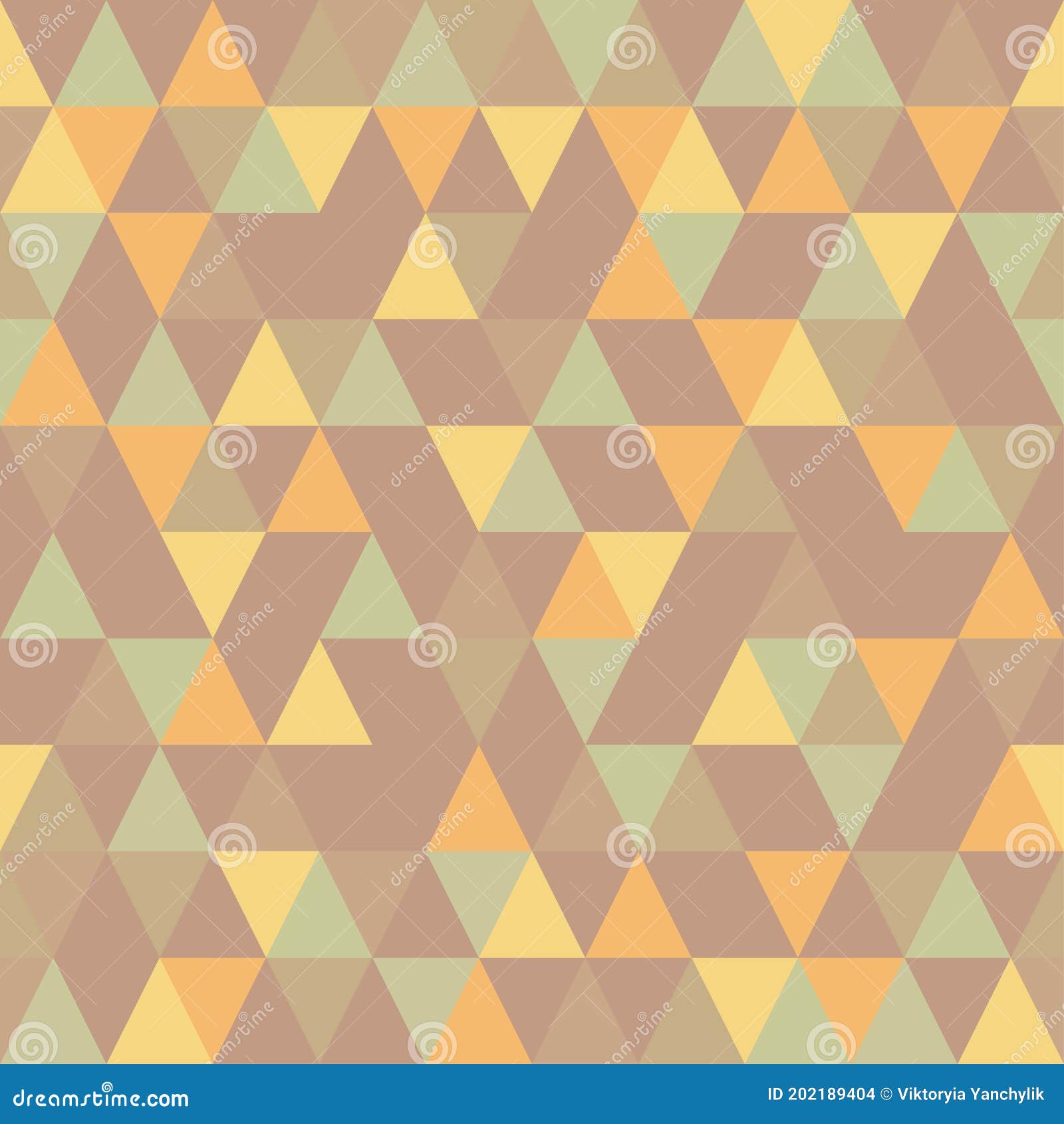 Seamless Pastel Triangle Pattern. Vector Background Stock Vector ...