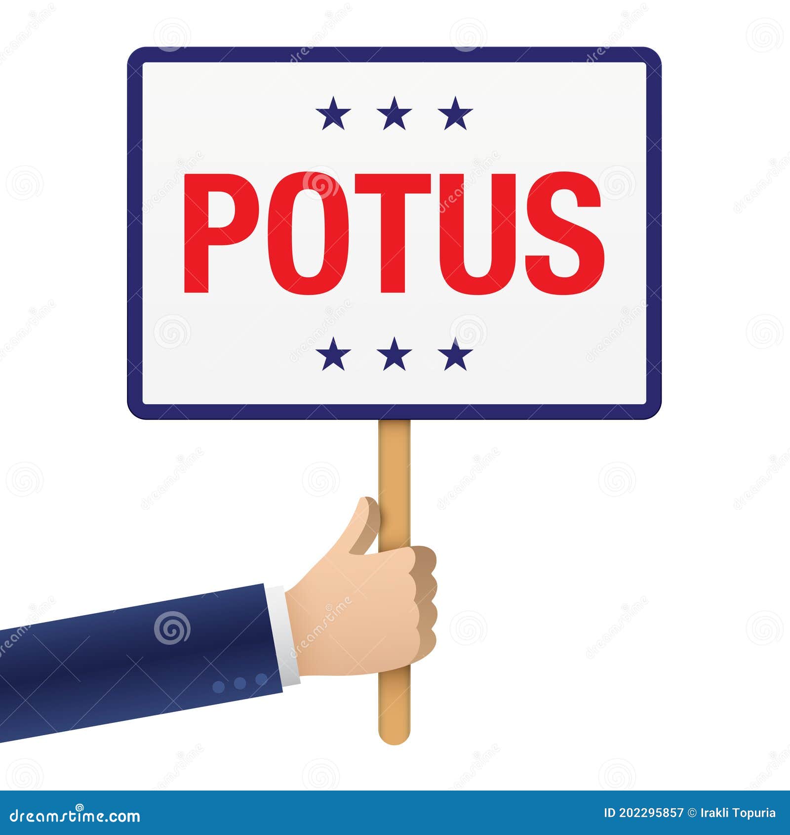POTUS - President Of The United States Acronym, Concept Background ...