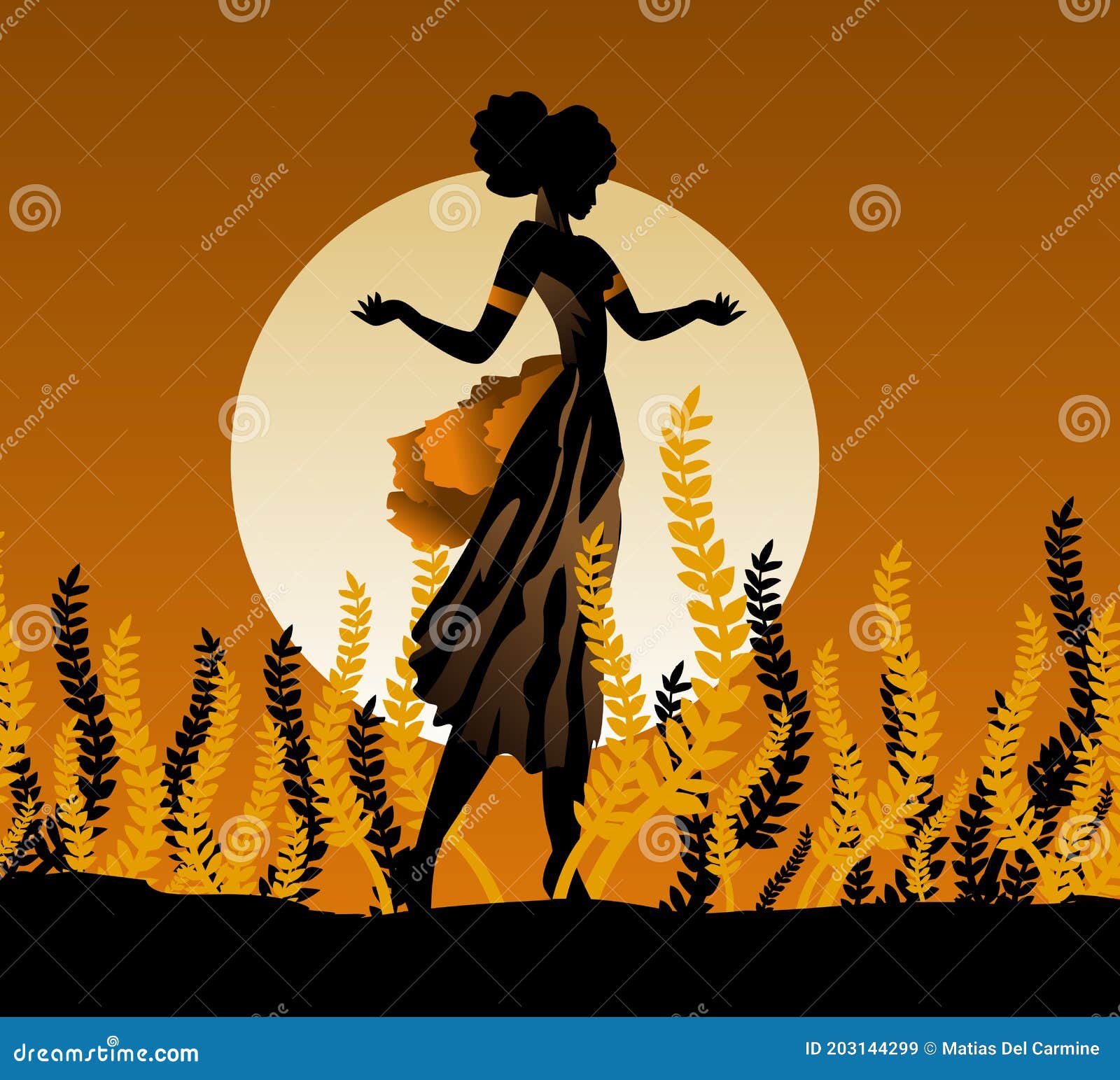 Demeter Ceres Greek Roman Mythology Goddess of Agriculture on ...