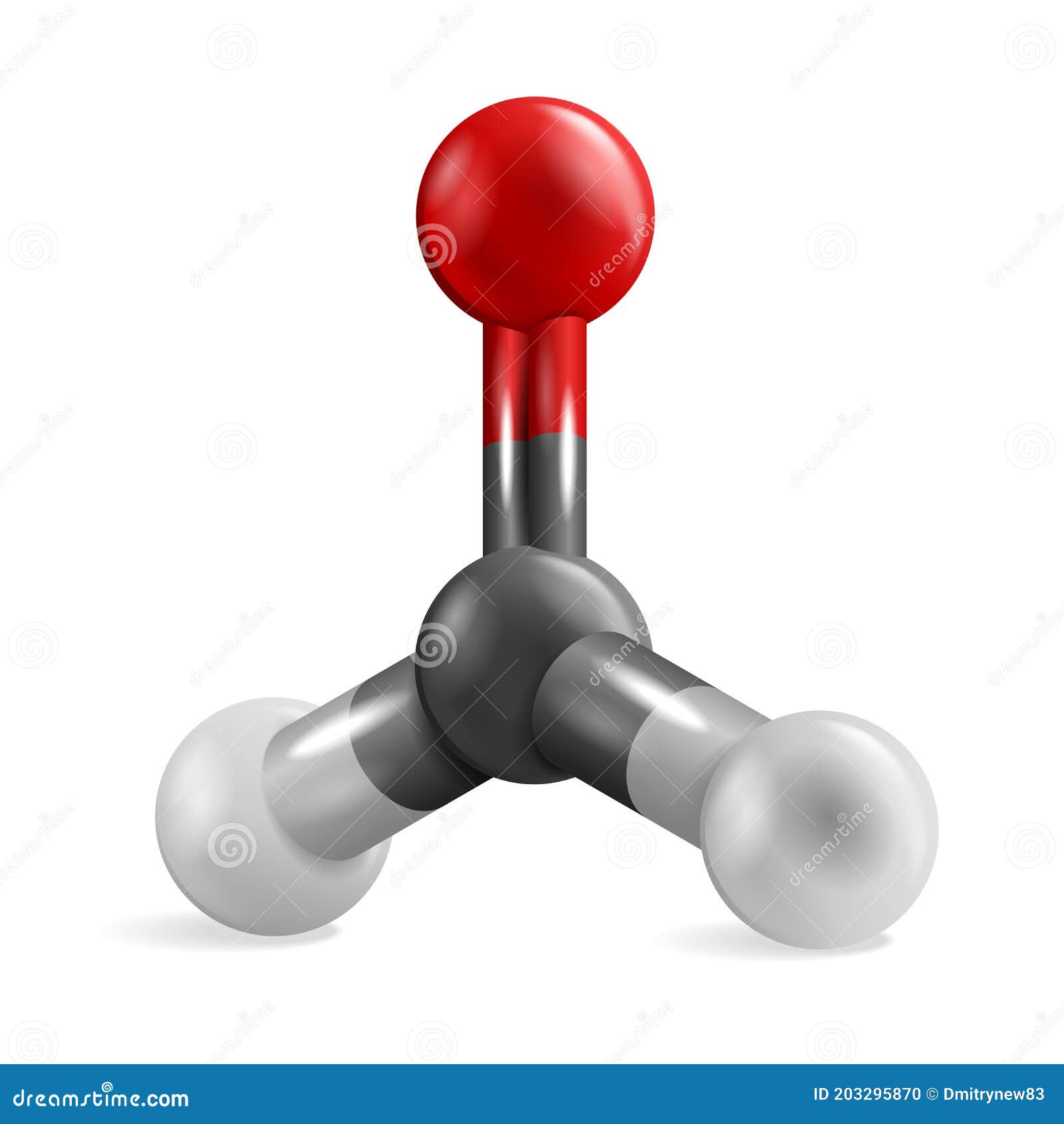 Formaldehyde, Organic Compound, Molecular Structures, 3d Model ...