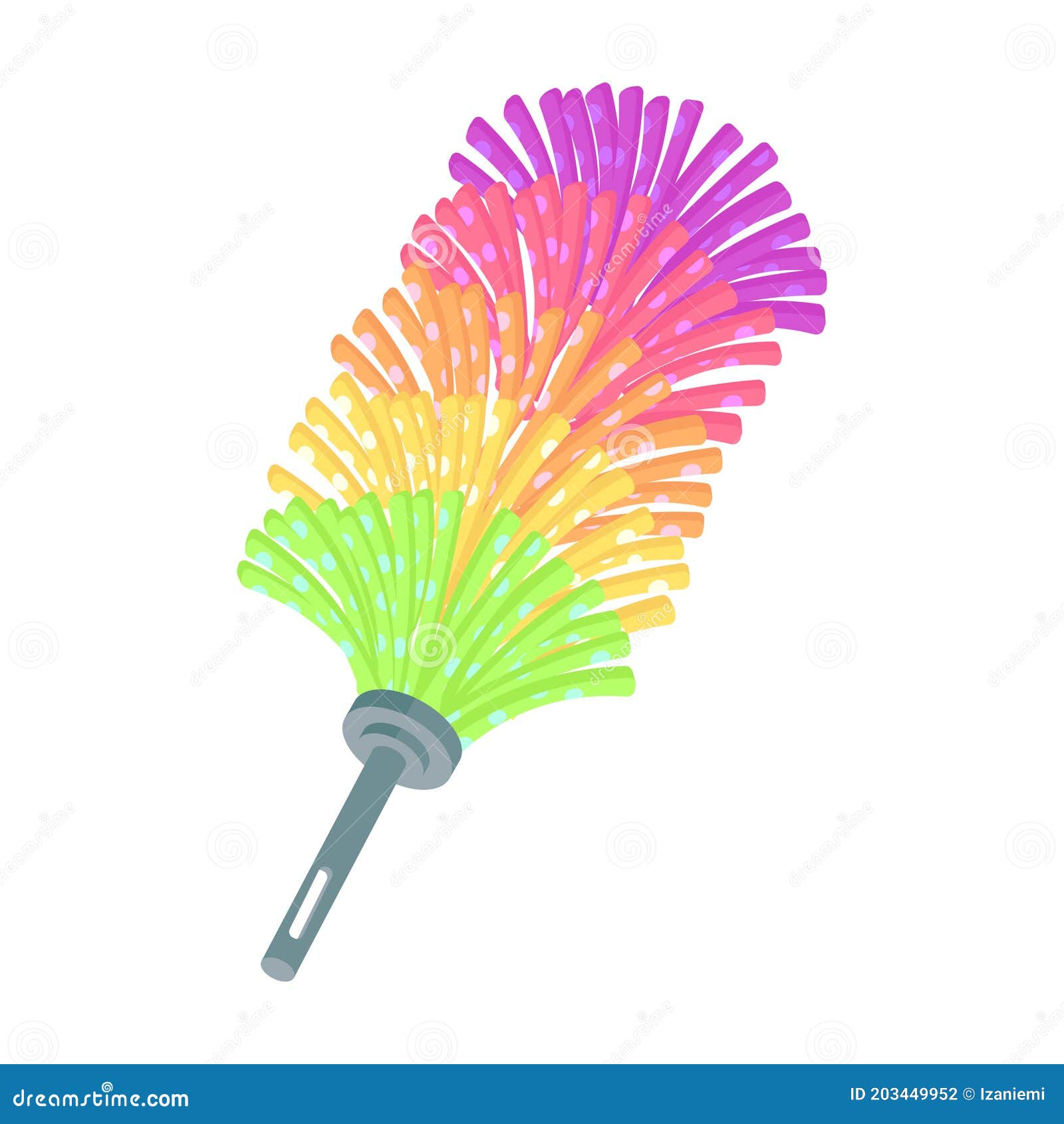 Feather Duster Isometric Icon - Vector Illustration Stock Vector ...