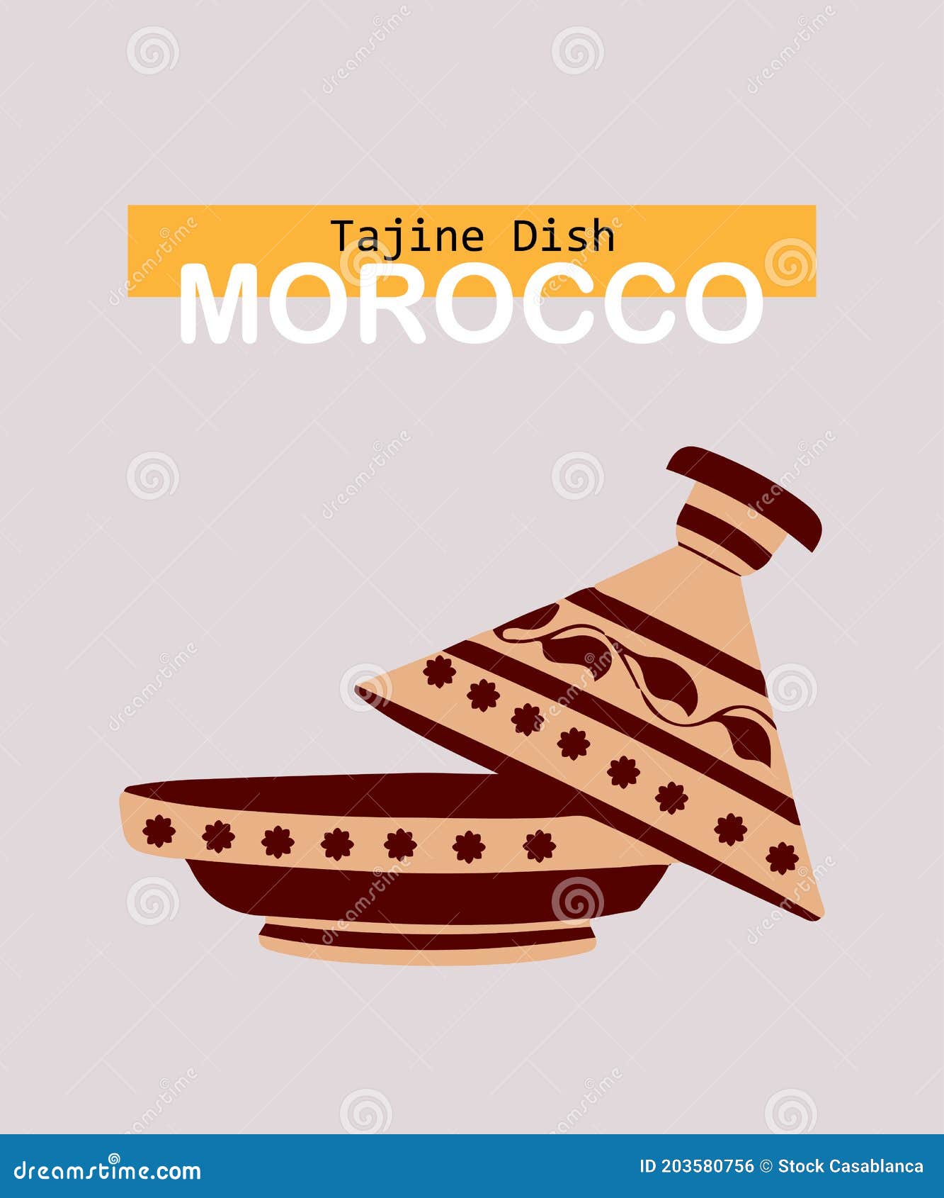Set Of Tajine Or Tagine Cartoon Icon Design Template With Various ...