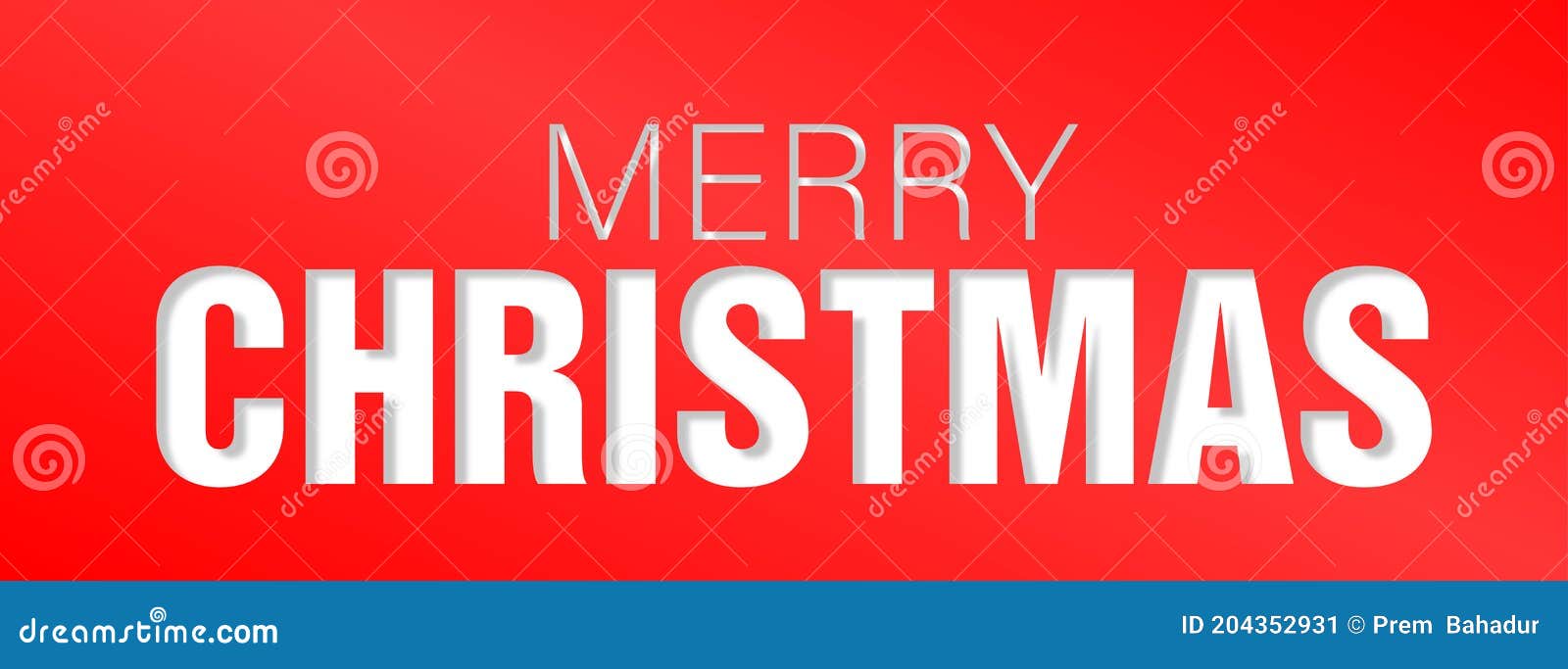 Christmas Banner, Xmas S Horizontal Christmas Stock Illustration ...