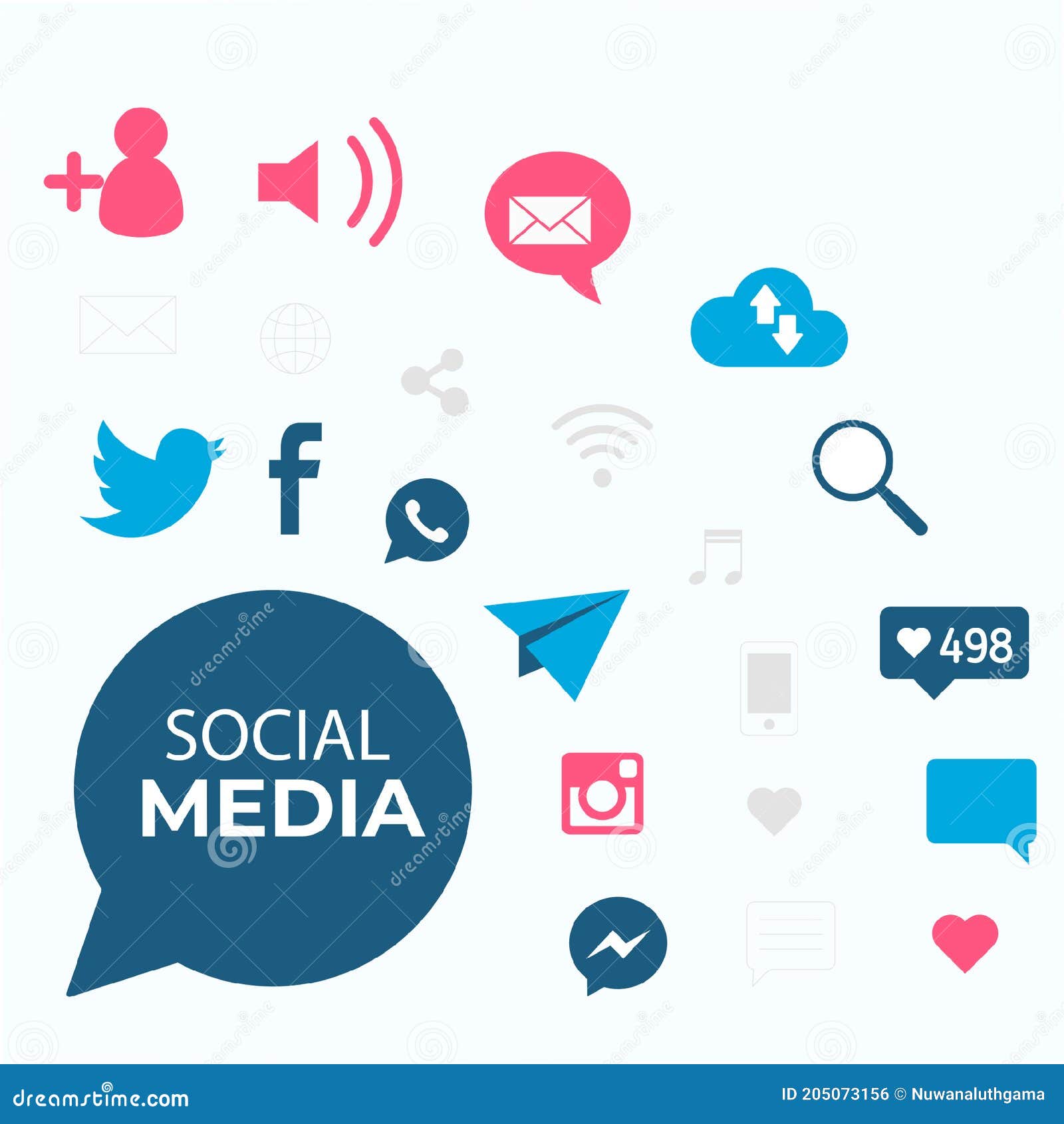 Social Media Icons, Tags and Labels Editorial Photo - Illustration of ...