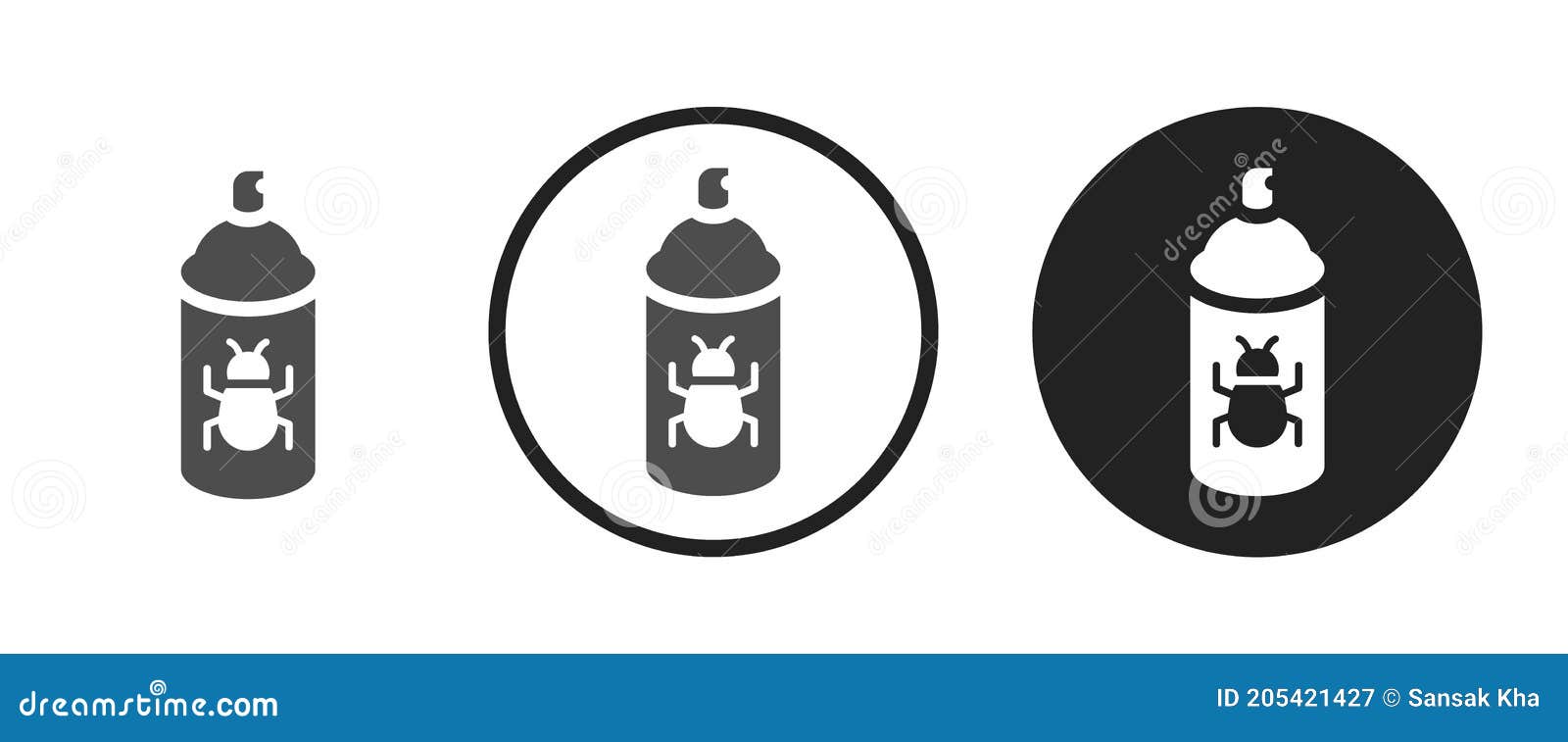 Insecticide Spray Icon . Web Icon Set Stock Vector - Illustration of ...