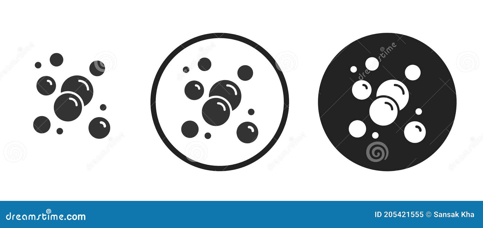 Bubble Icon . Web Icon Set . Icons Collection. Simple Illustration ...