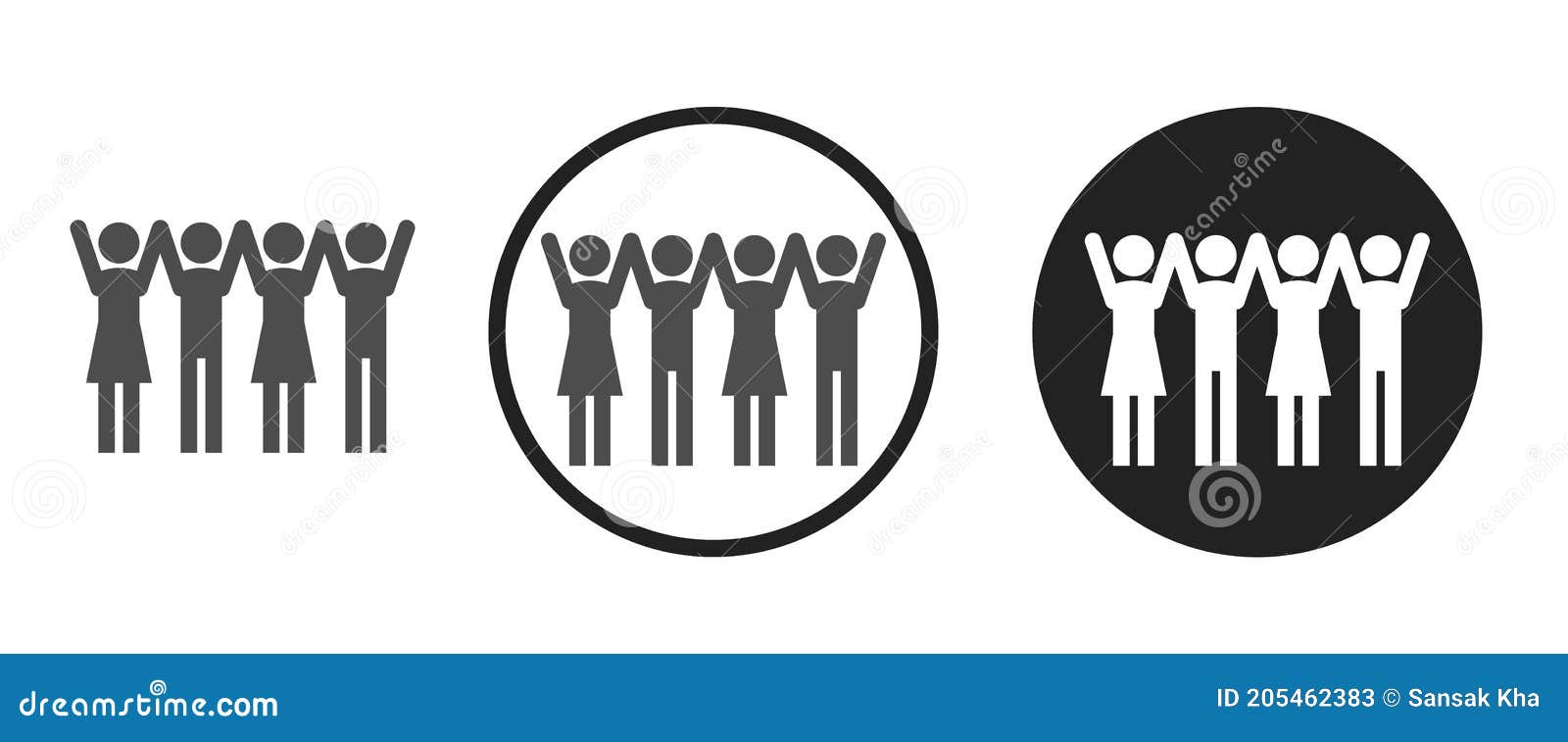 2 Men and 2 Women Icon . Web Icon Set . Icons Collection. Simple ...