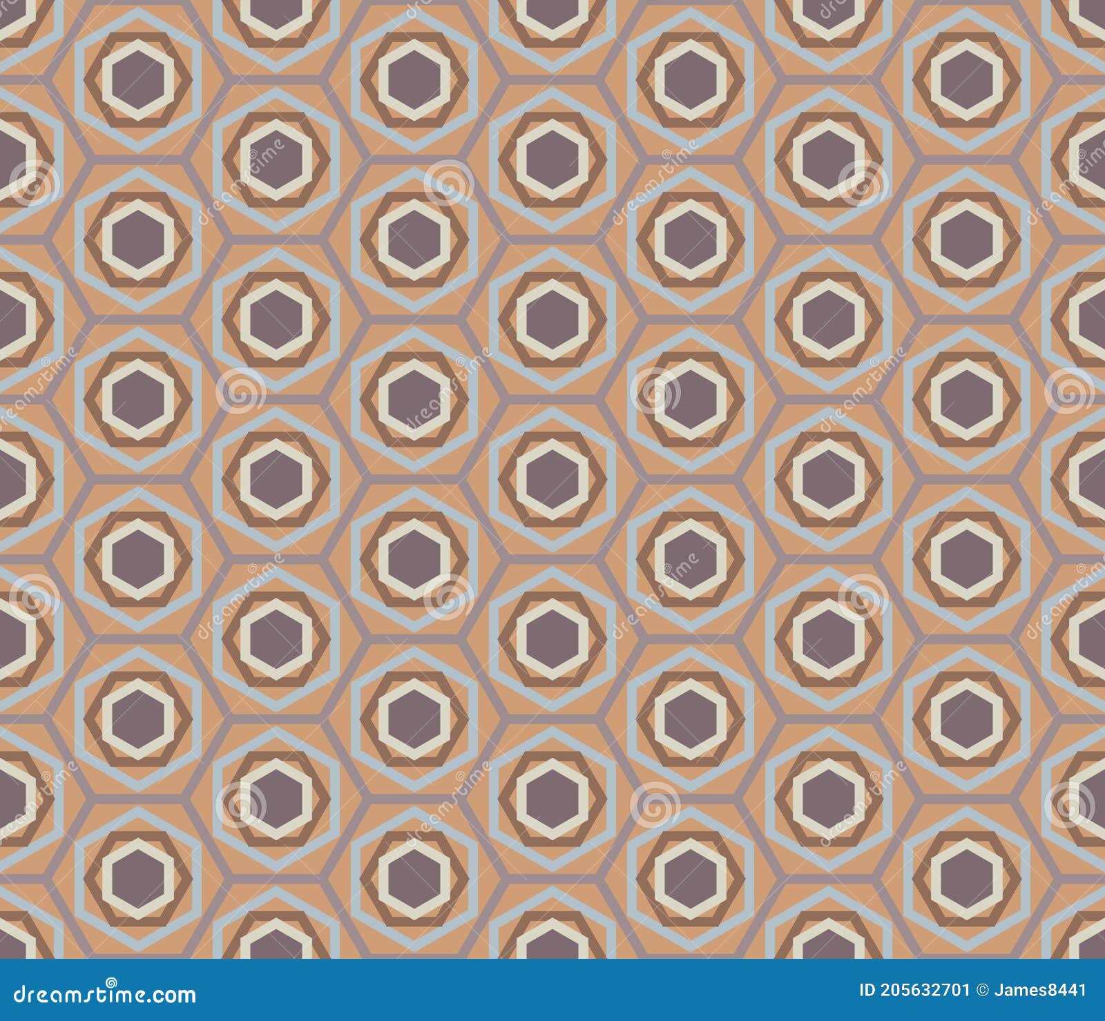 Pattern from Hexagonal Shapes Stock Vector - Illustration of modern ...