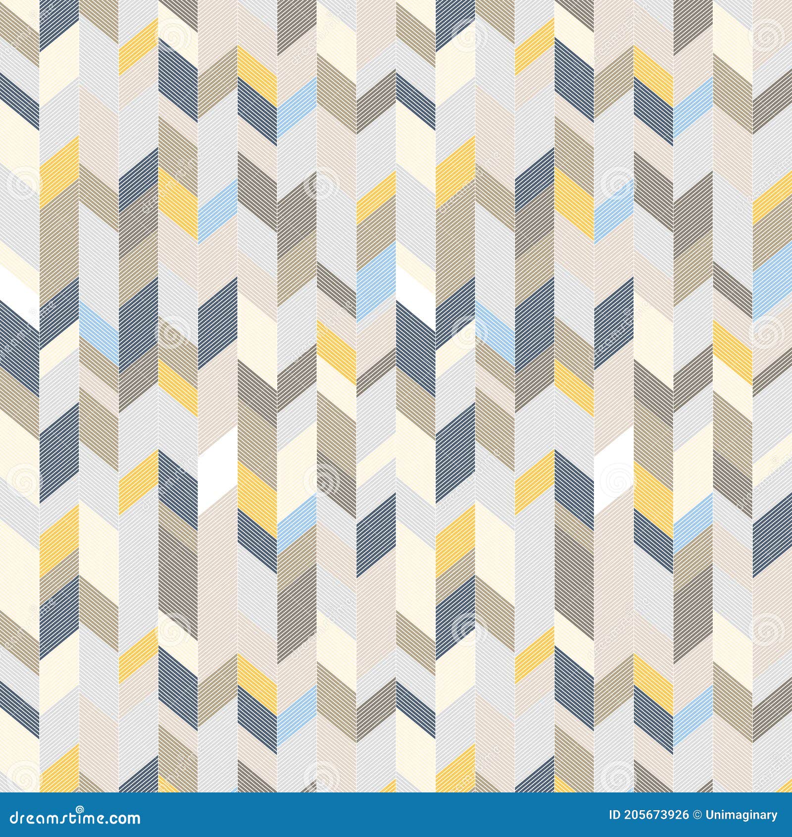 Discreet Pattern Vector Gray Blue Yellow Stock Vector - Illustration of ...