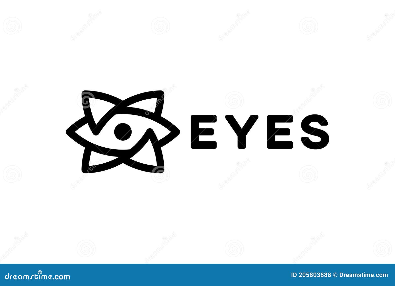 Abstract One Eye Logo Design. Vector for Business, Company, or Brand ...