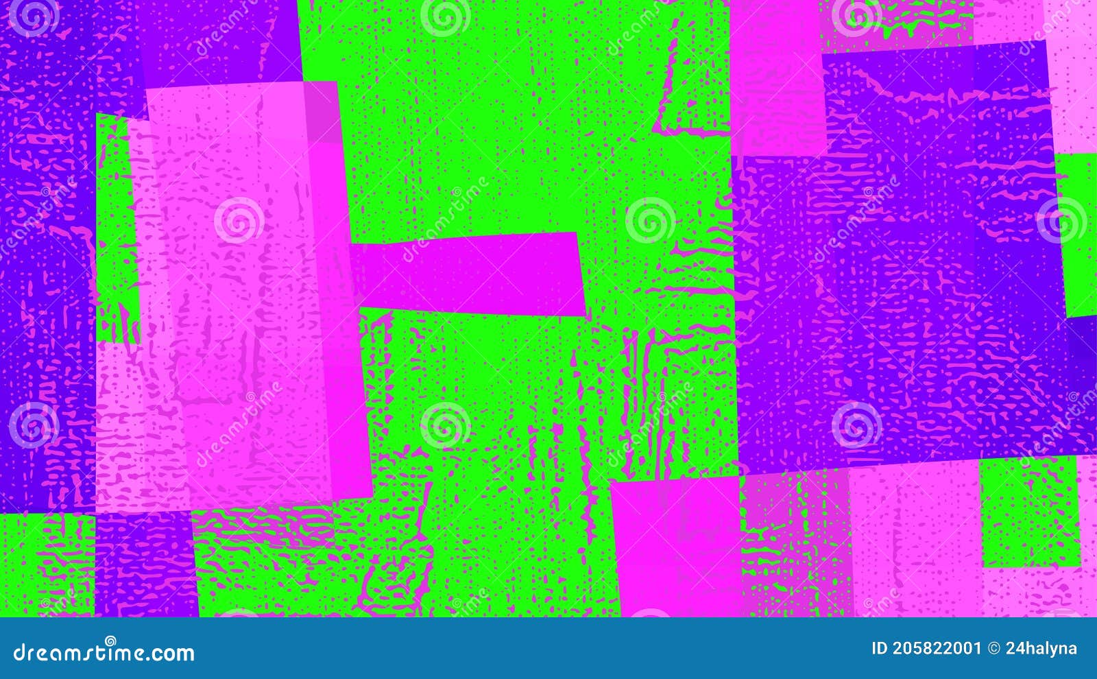 Vivid Violet, Green and Blue Artistic Background. Abstract Geometric ...