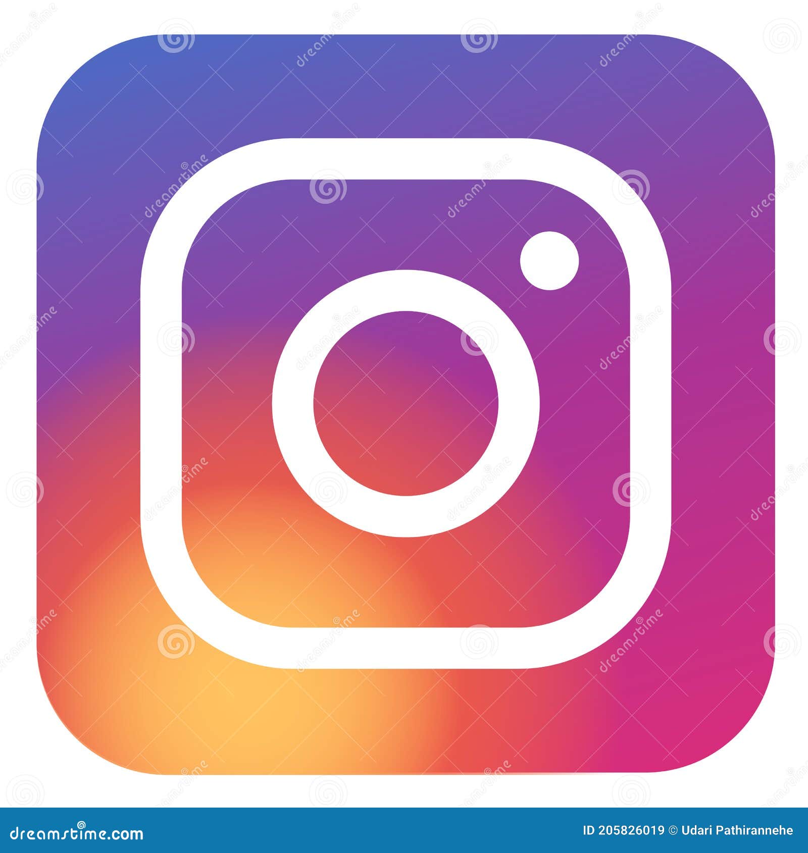 Instagram, Camera, Image Solid Icon Infographics 5 Steps Presentation ...