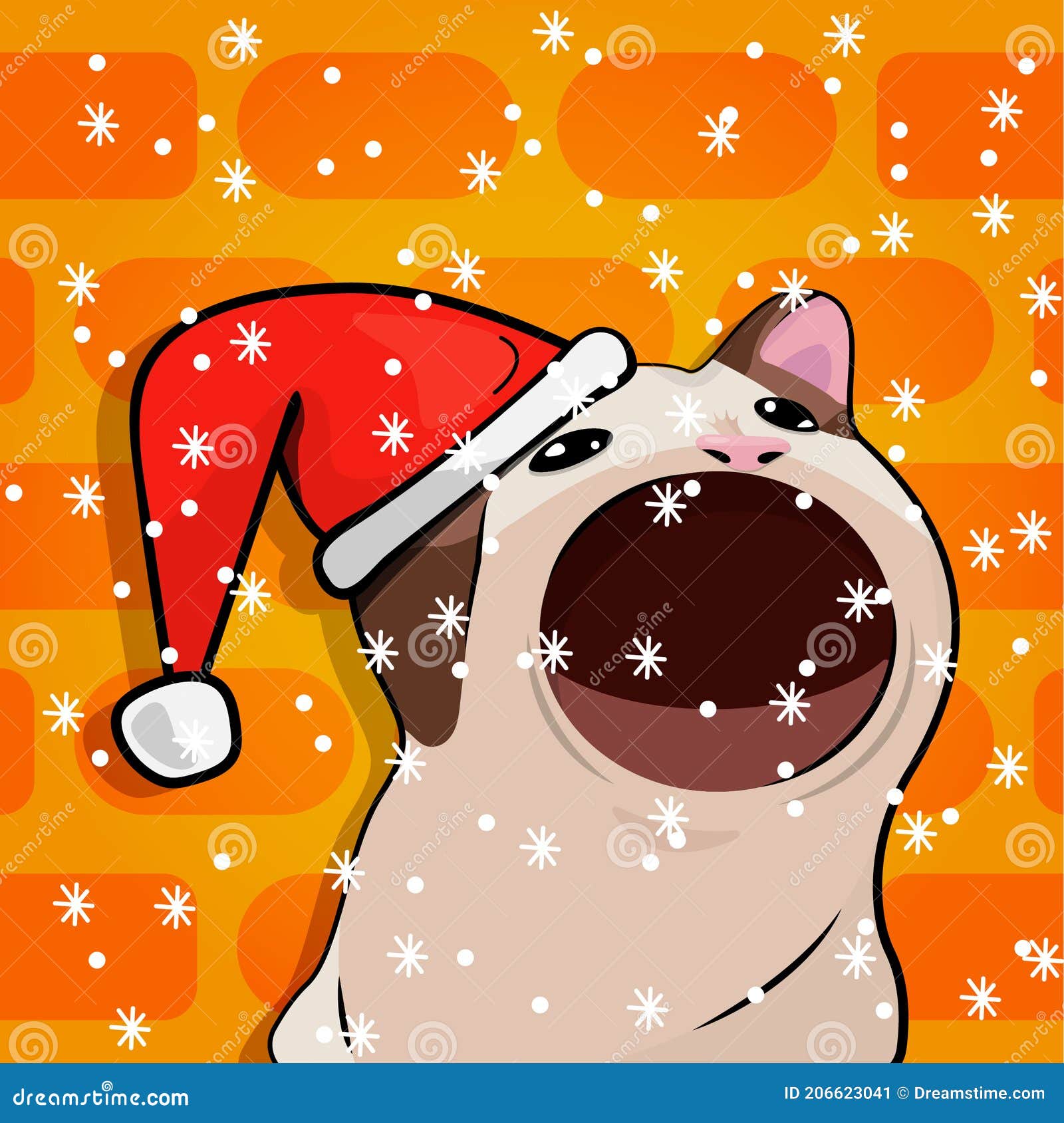 POP Cat Open Month Meme New Year Stock Vector - Illustration of cats ...