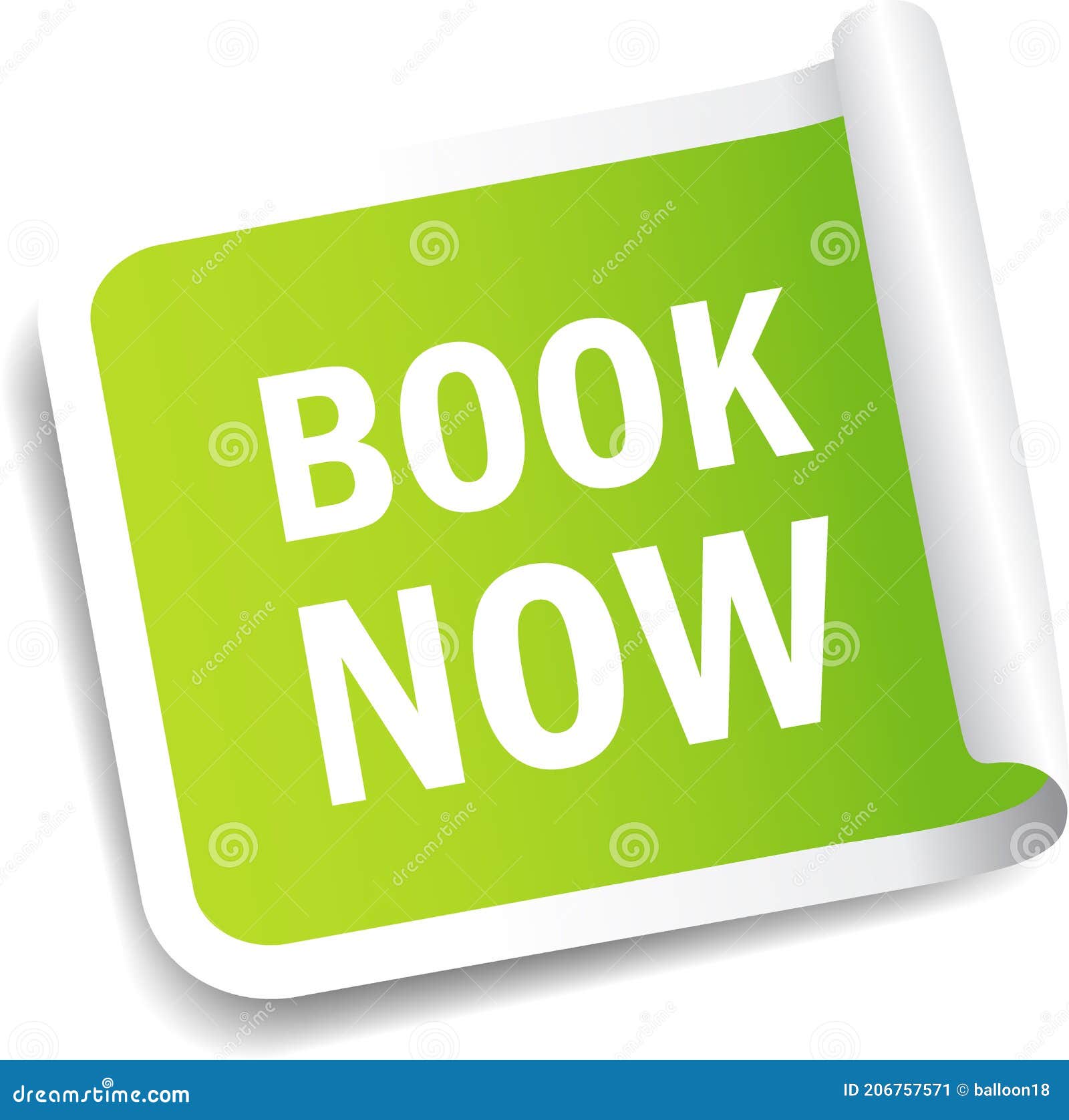 Book now vector sticker stock illustration. Illustration of booking ...