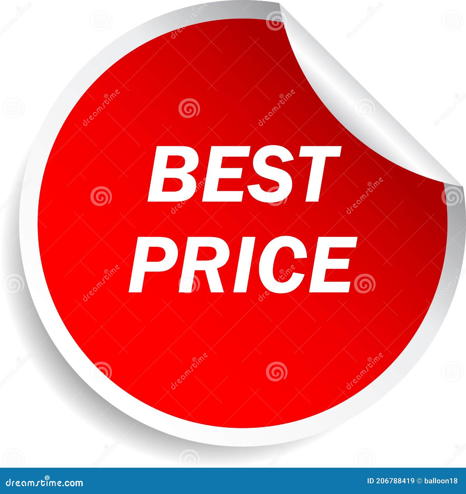 Best Price vector sticker stock illustration. Illustration of curly ...
