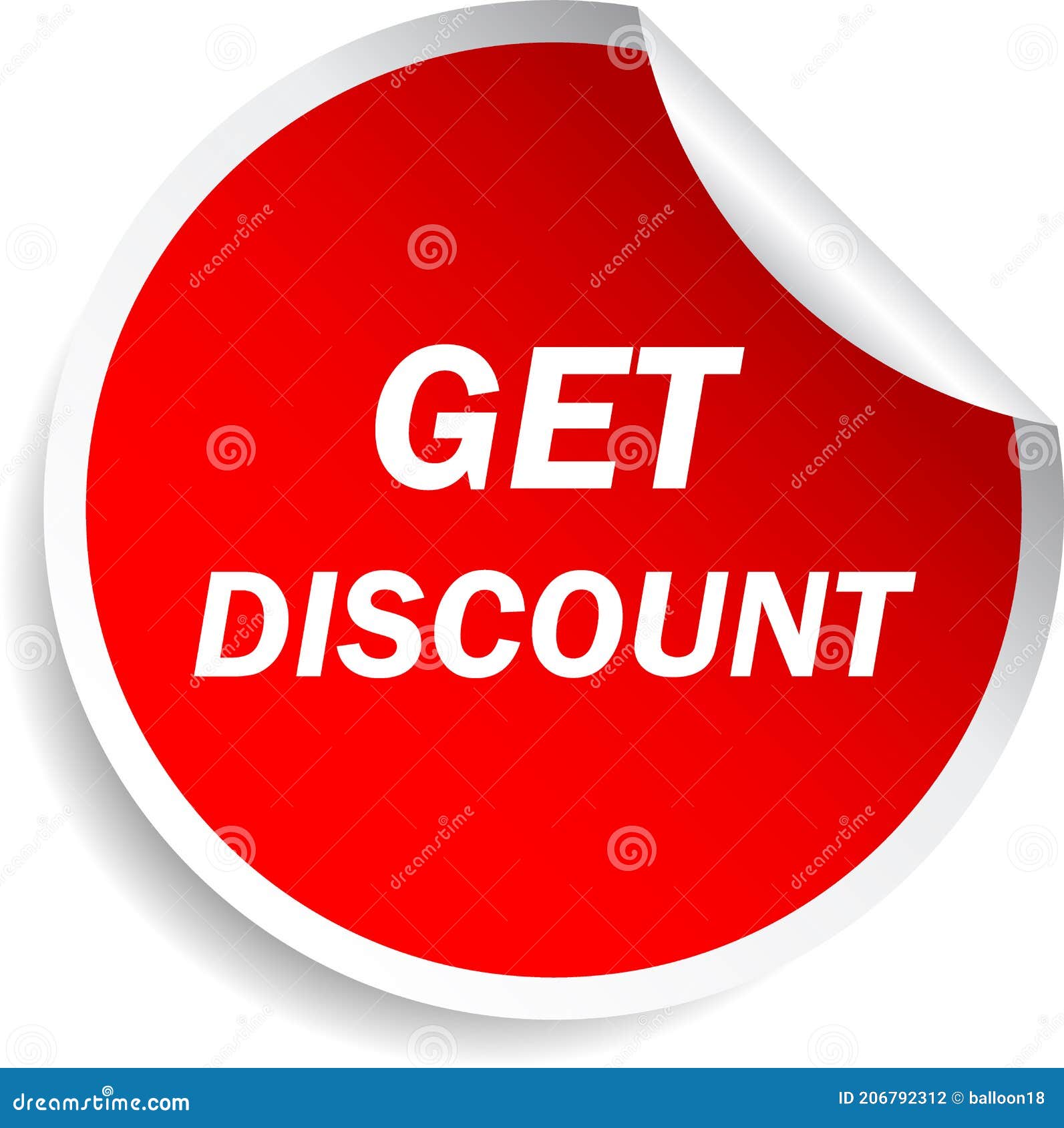 Get Discount Vector Sticker Stock Illustration - Illustration of ...