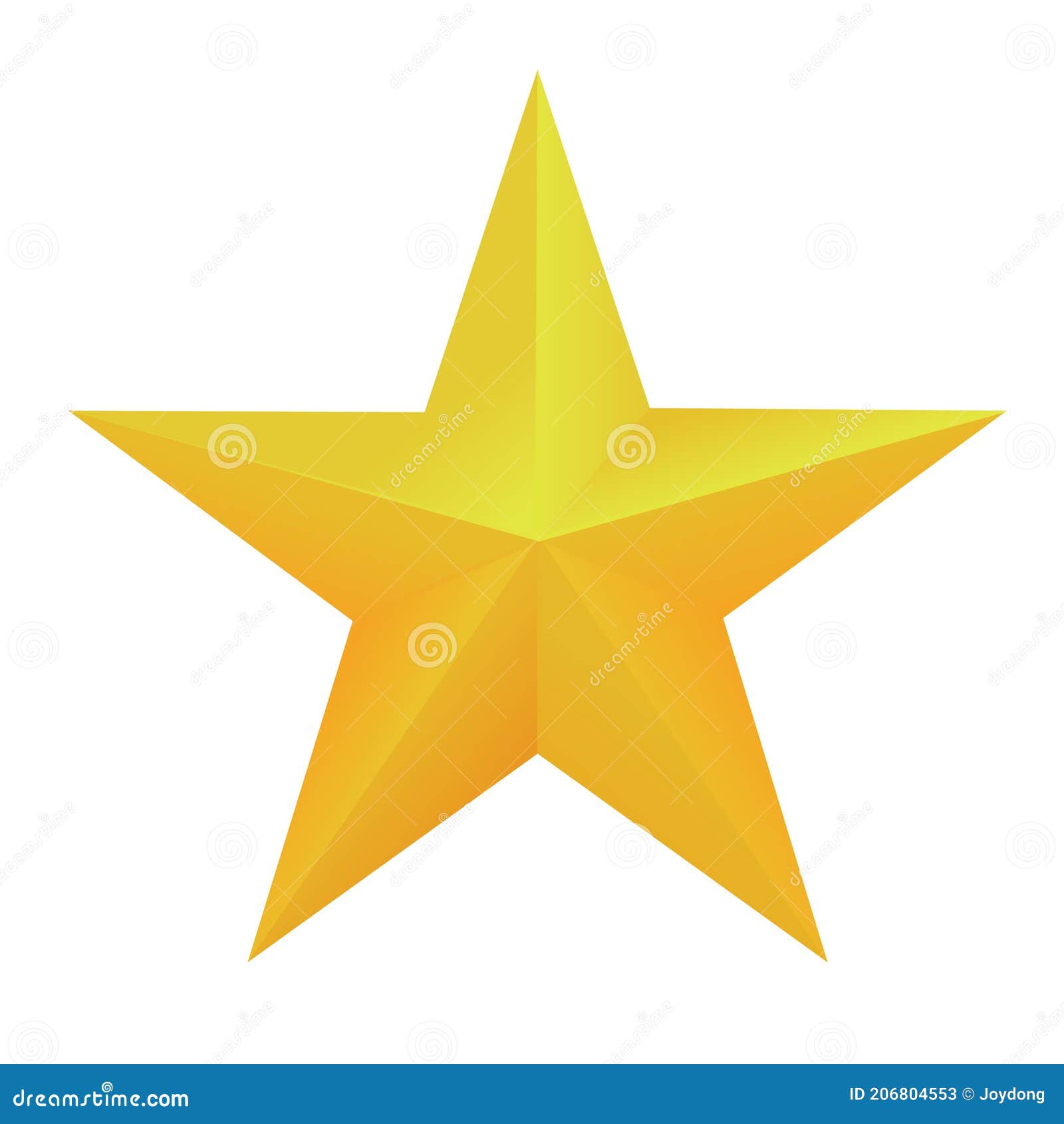 A yellow star icon stock illustration. Illustration of graphic - 206804553
