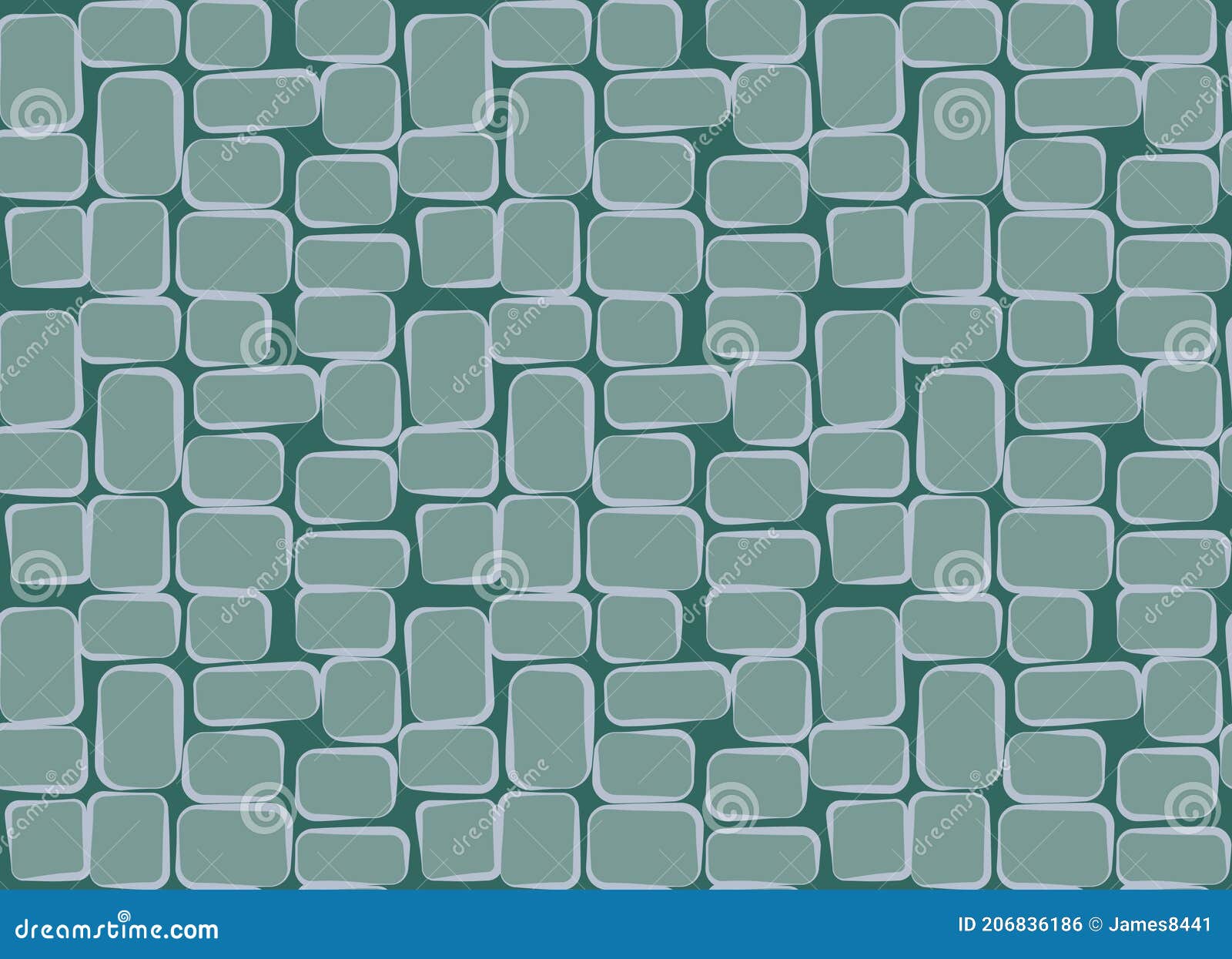 Rounded Square Blocks Background. Abstract Texture. Stock Vector ...