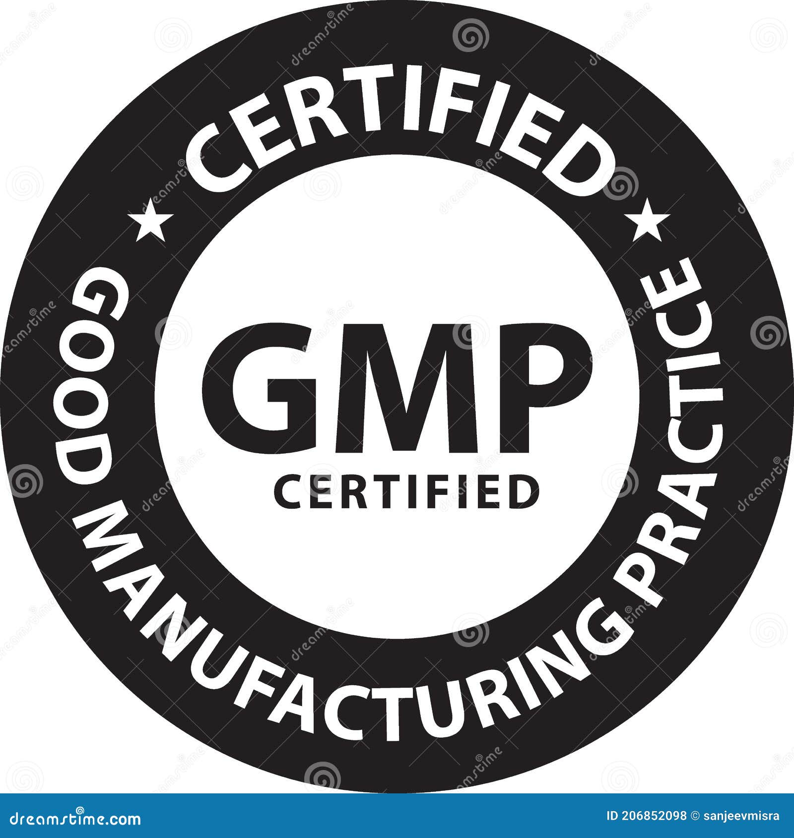 Good Manufacturing Practice GMP Icon Vector Illustration ...