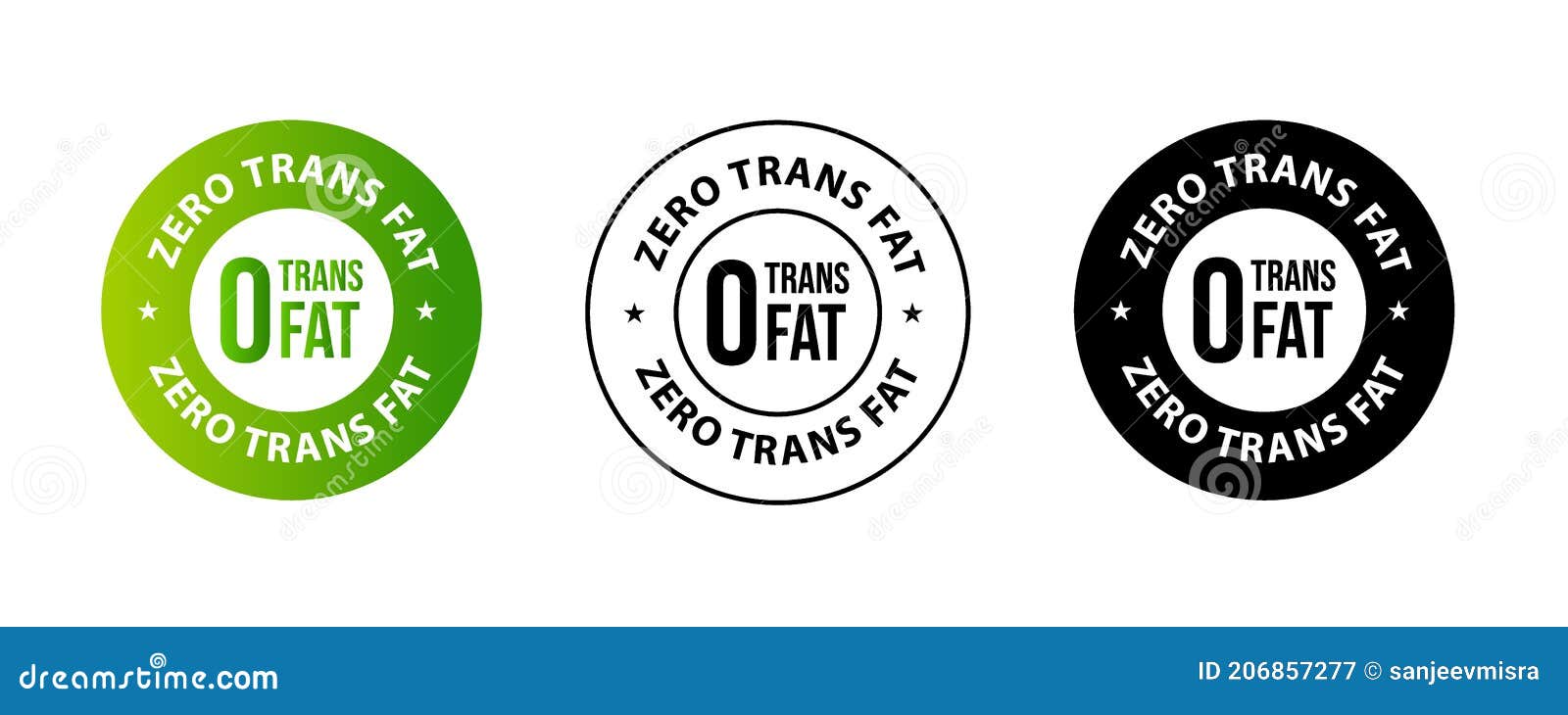 Zero Trans Fat Icon. Monochrome Simple Icon For Templates, Web Design ...