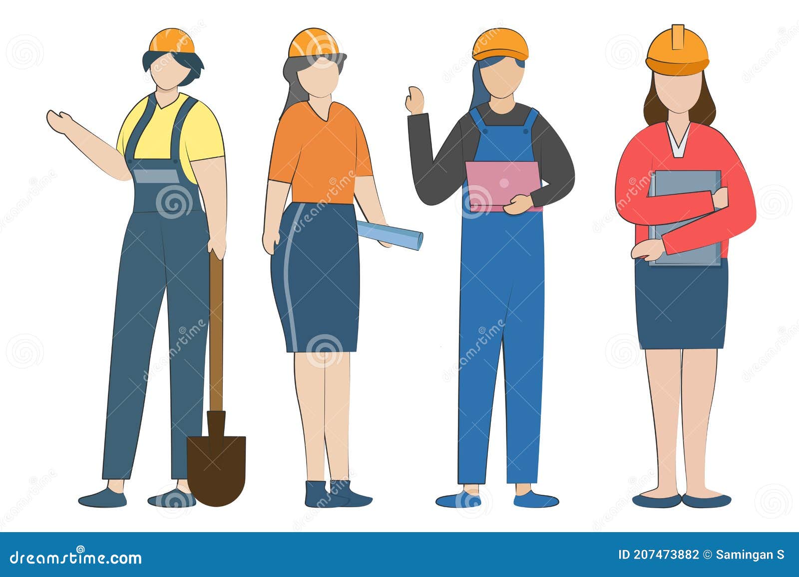 Technician And Builders And Engineers And Mechanics And Construction ...