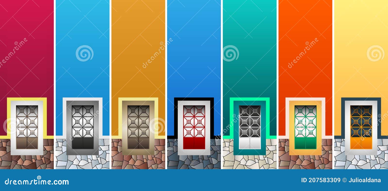 Rustic Colonial Frame Vector Illustration, Ready To Place Your Text Or ...