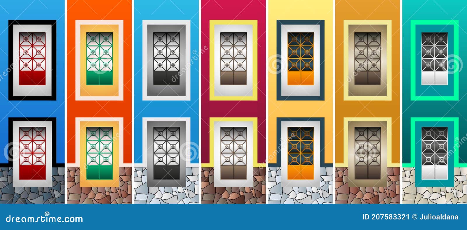 Rustic Colonial Frame Vector Illustration, Ready To Place Your Text Or ...