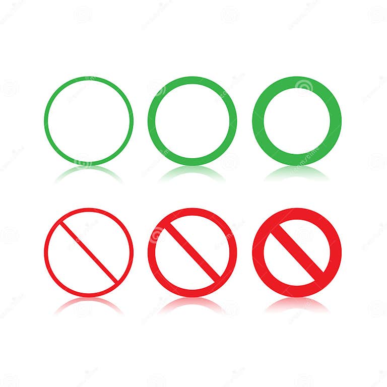 Do and Do Not Icon stock vector. Illustration of true - 207694305