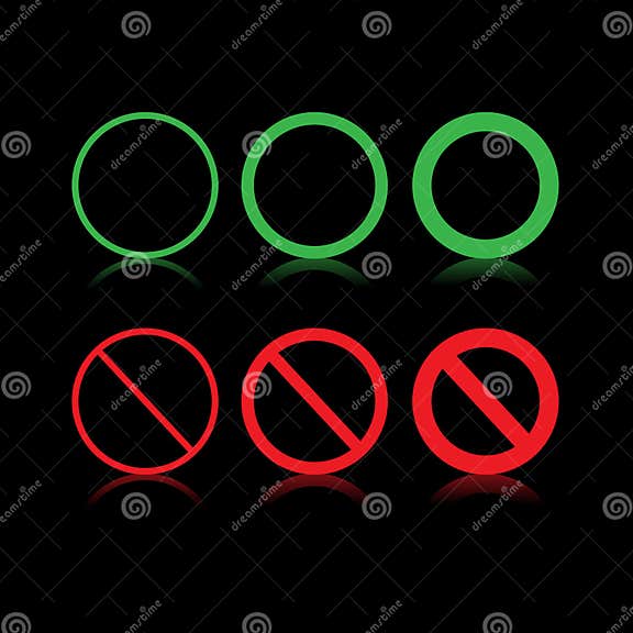 Do and Do Not Icon stock vector. Illustration of icon - 207694306