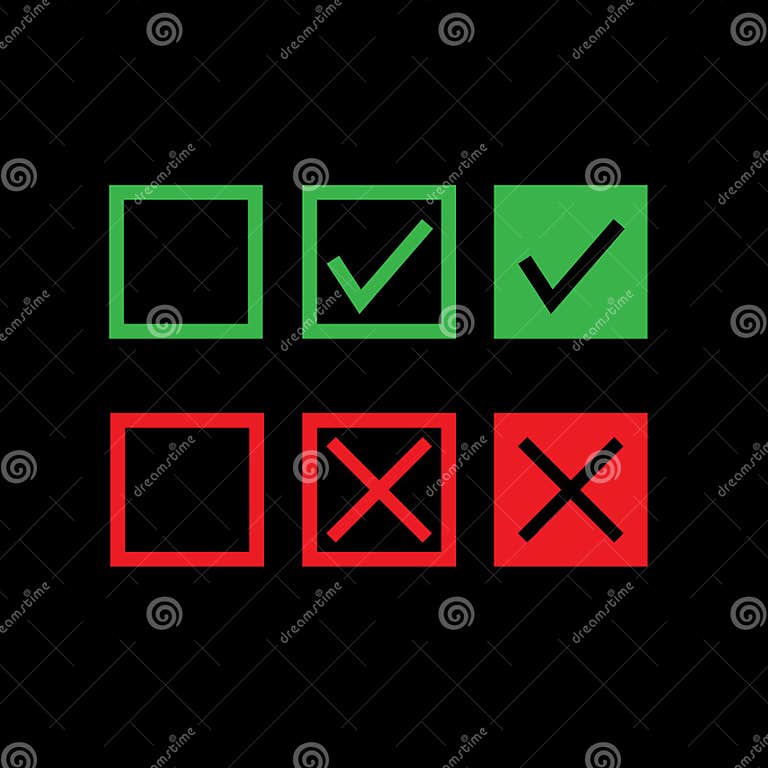 Do and Do Not Icon stock vector. Illustration of wong - 207694321