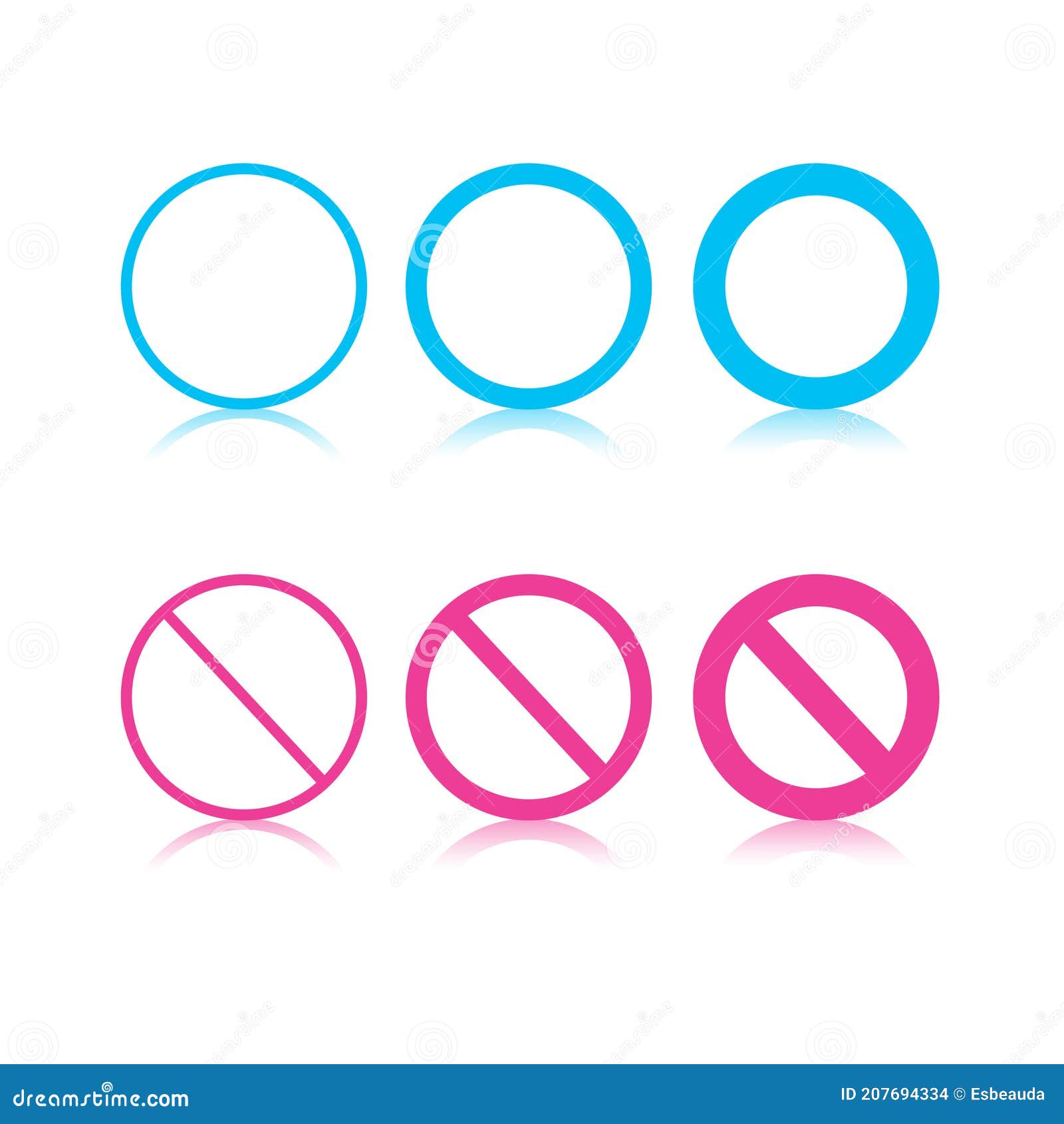 Do and Do Not Icon stock vector. Illustration of true - 207694334