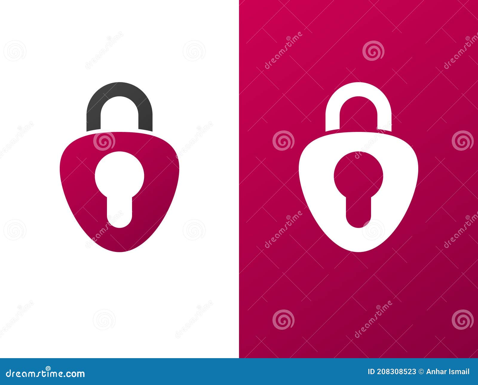 Secure Company Logo stock vector. Illustration of secure - 208308523