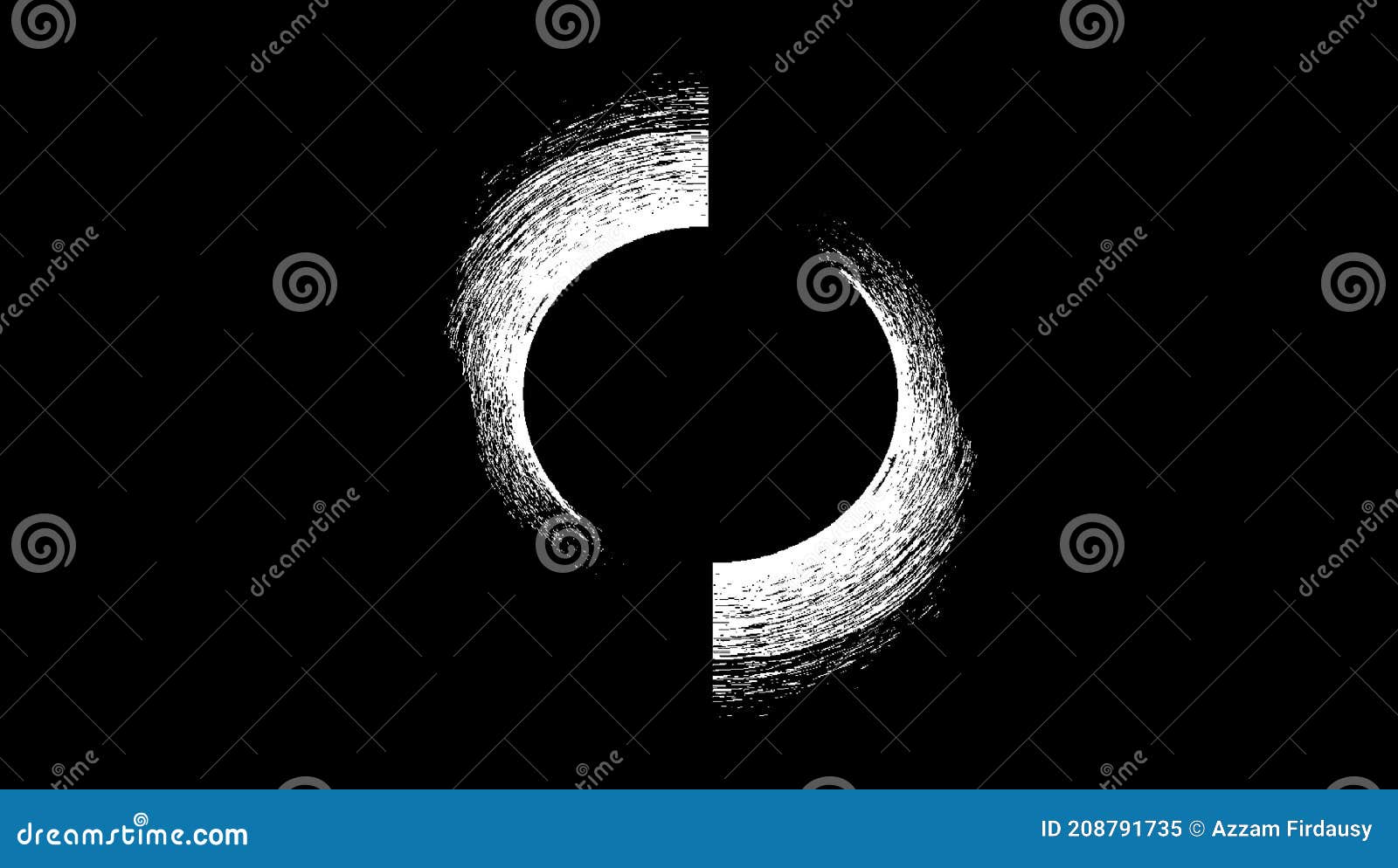 Two half sickles stock illustration. Illustration of black - 208791735