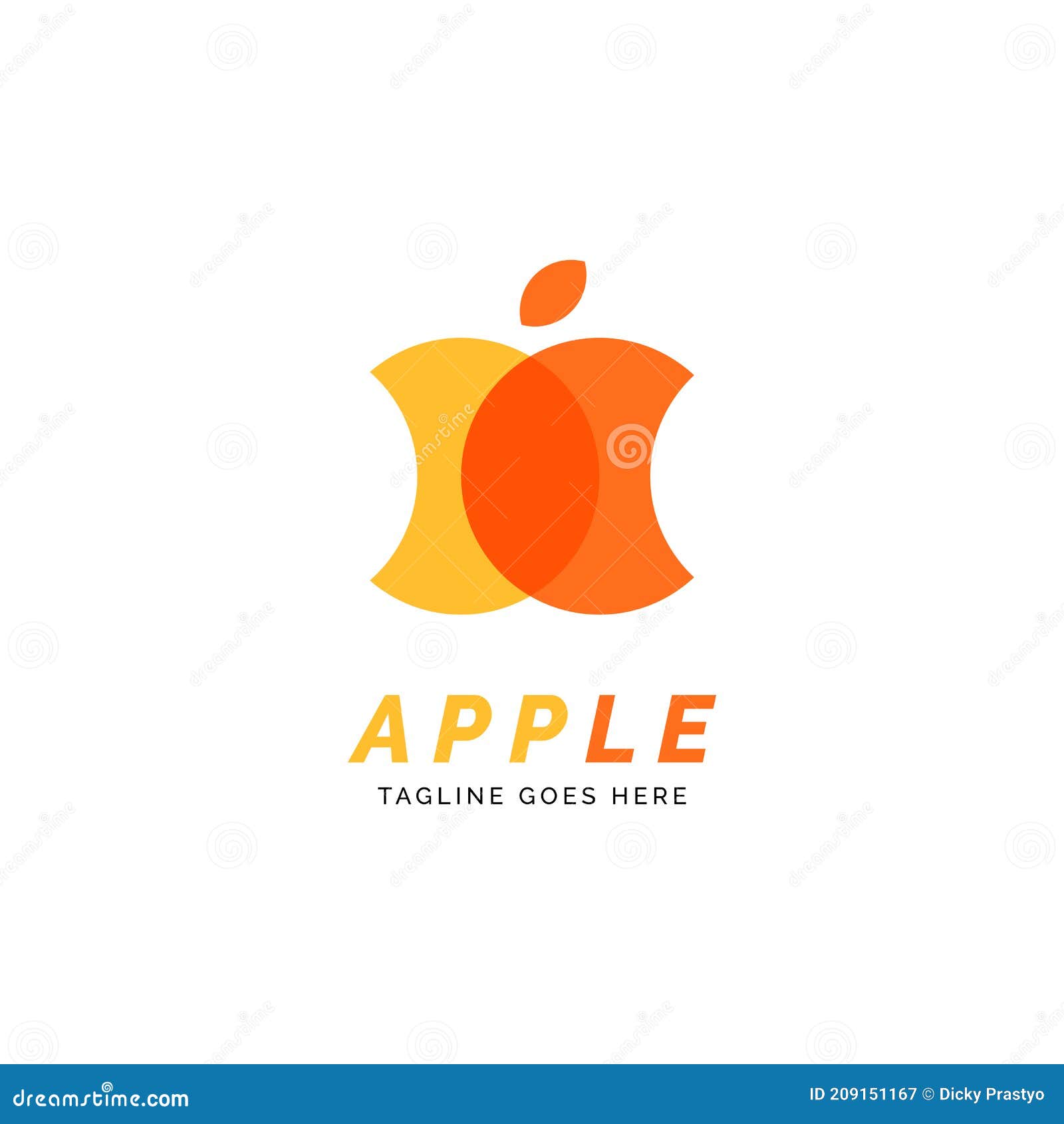Apple modern logo design stock vector. Illustration of idea - 209151167