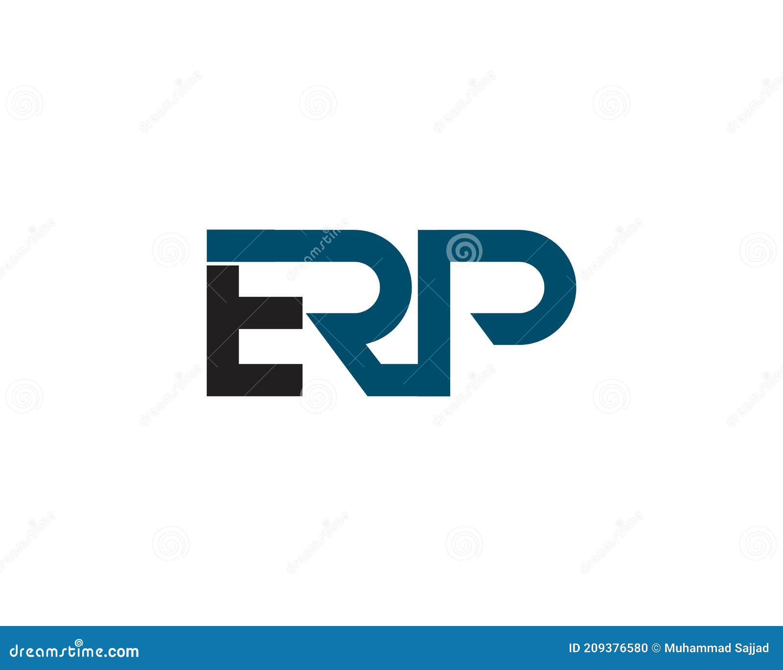 Vector ERP Text Design Creative Enterprise Resource Planning Stock ...