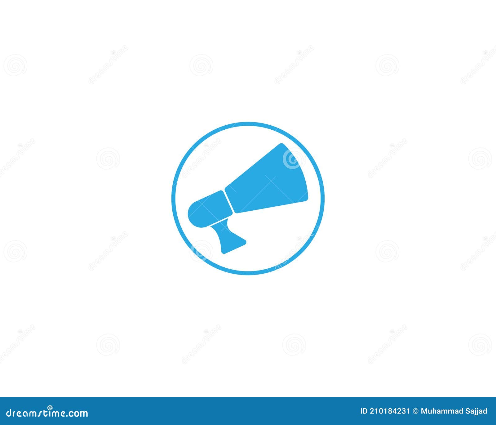 Loudspeaker Logo For Text. Design Concept For Business, Social Media ...