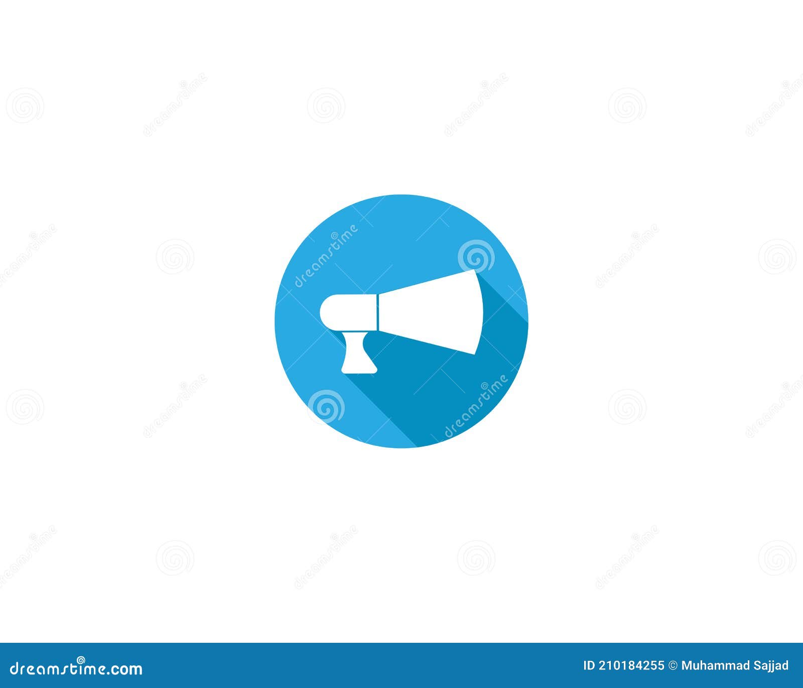 Loudspeaker Logo For Text. Design Concept For Business, Social Media ...