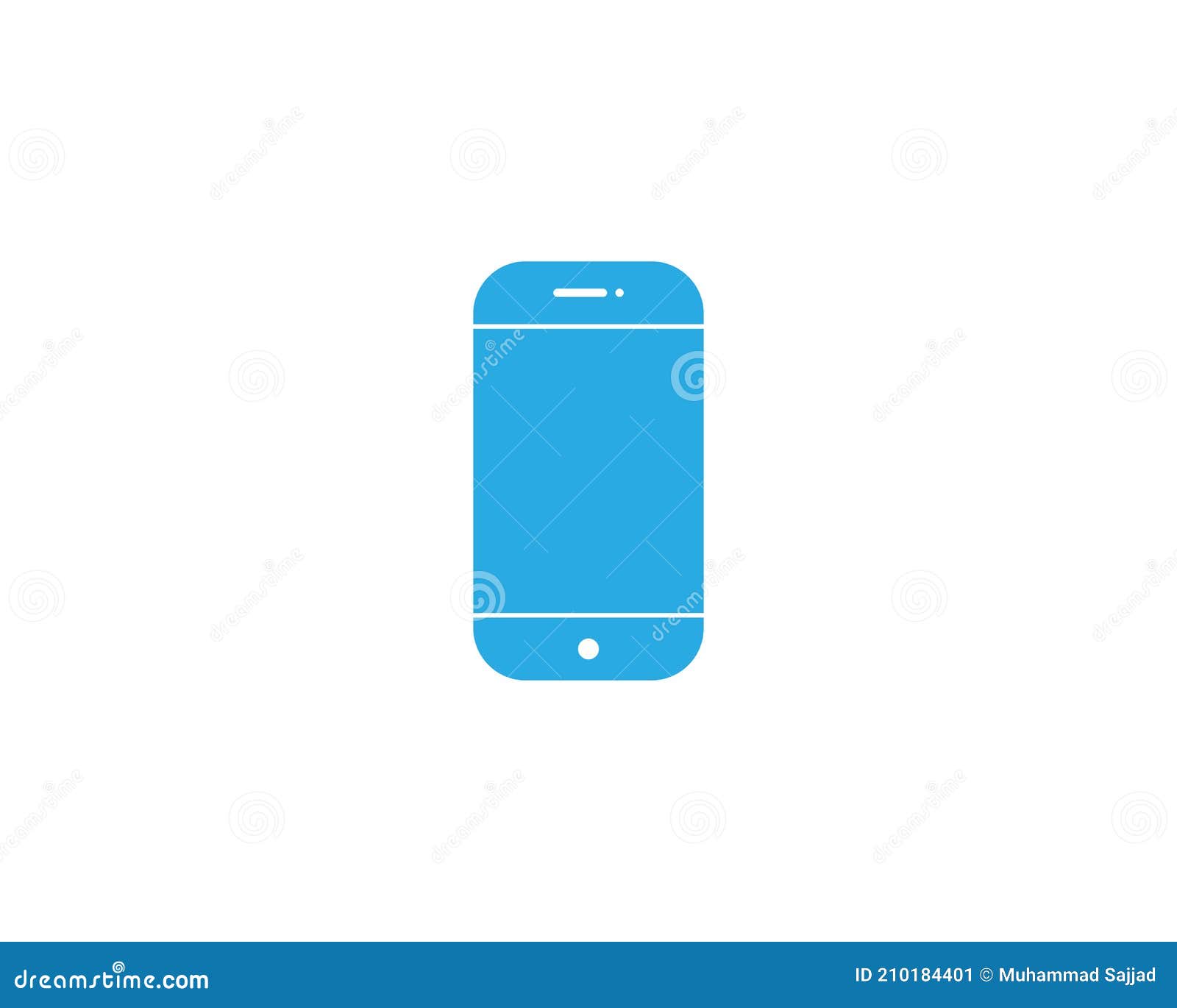 Android Mobile Phone - Cell Phone Icon Stock Vector - Illustration of ...