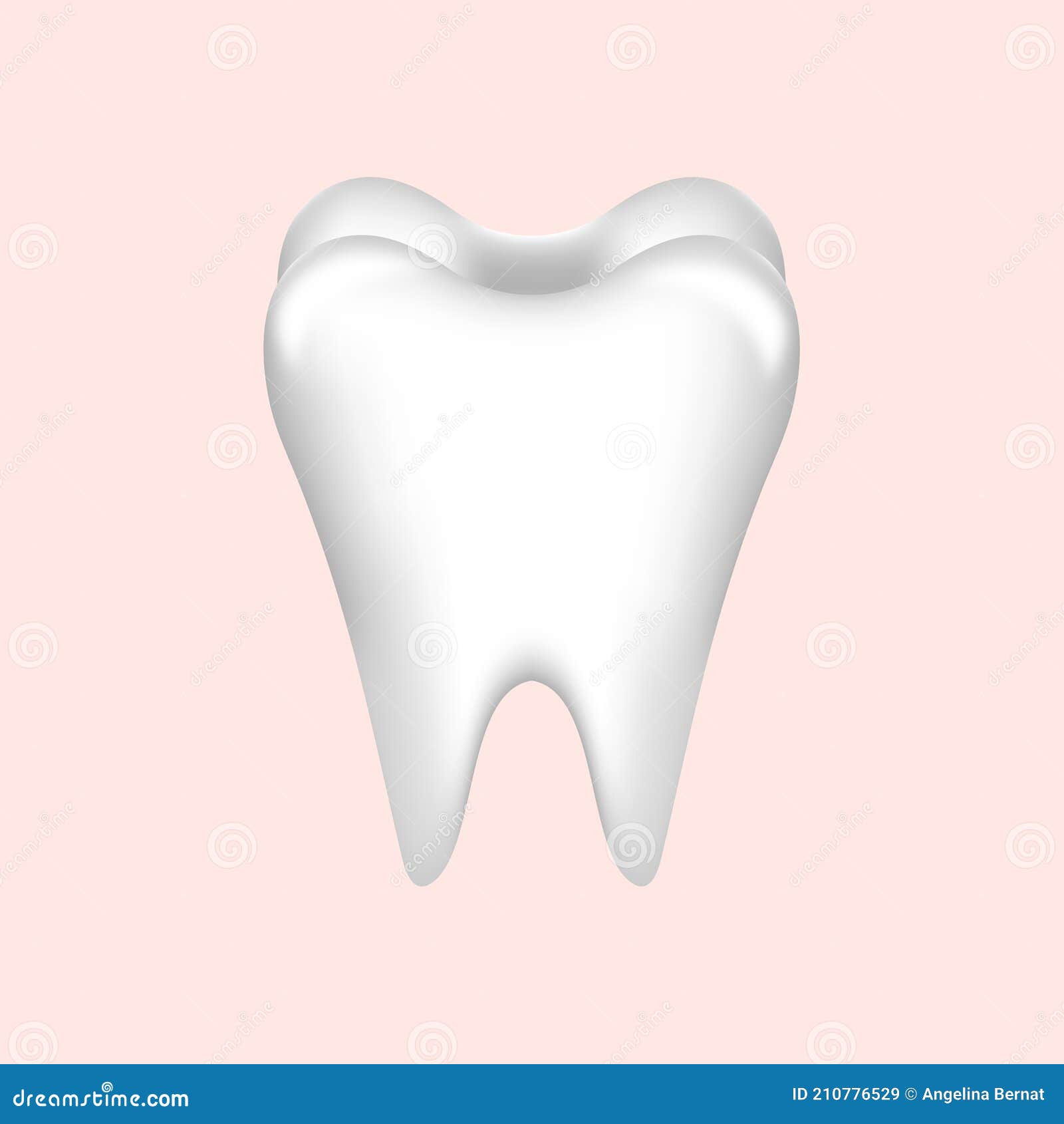 Healthy White Tooth Illustration Stock Illustration - Illustration of ...
