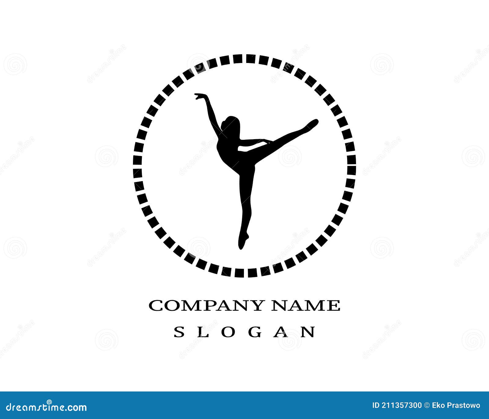 Dance Logo Vector Symbol Design. Vector Illustration Stock Vector ...