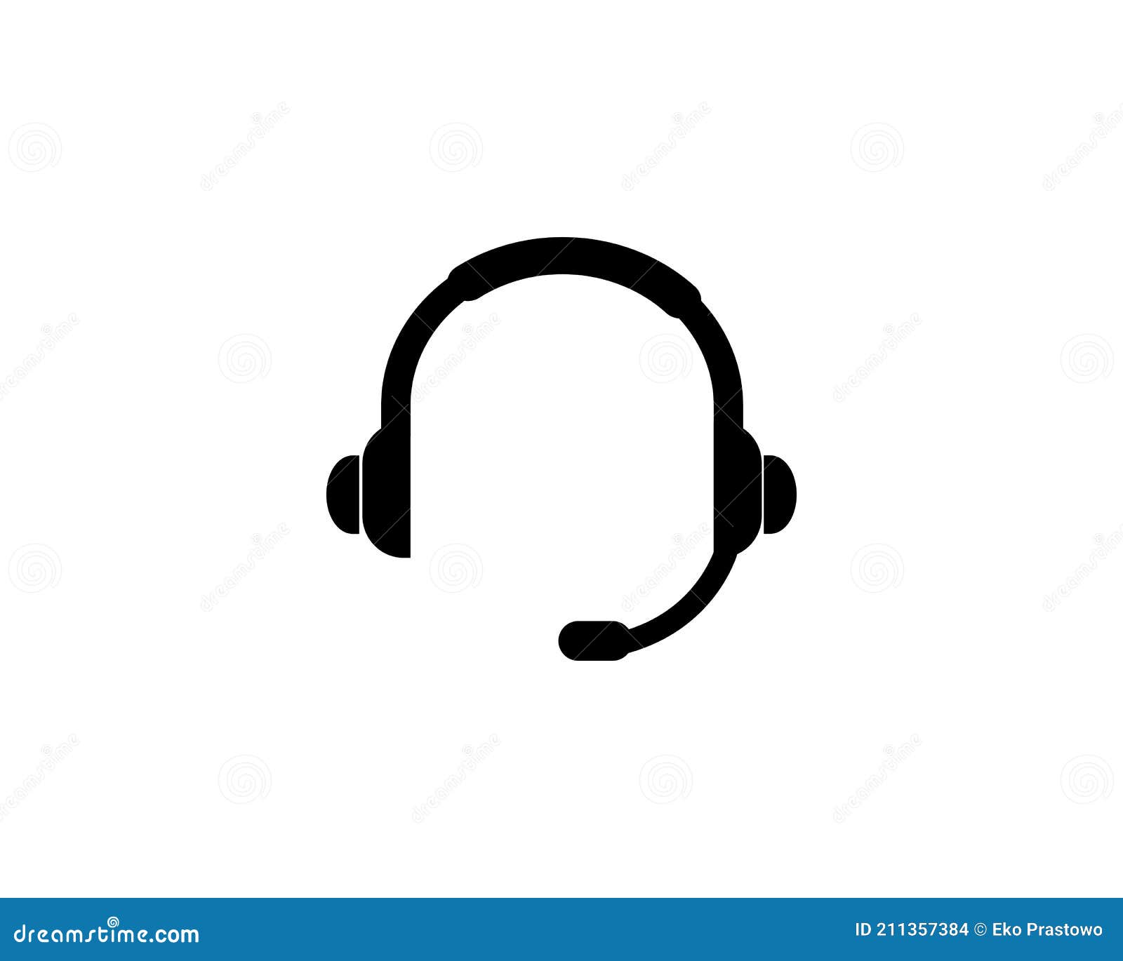 Microphone and Headphones Icon Logo Vector Symbol Stock Vector ...