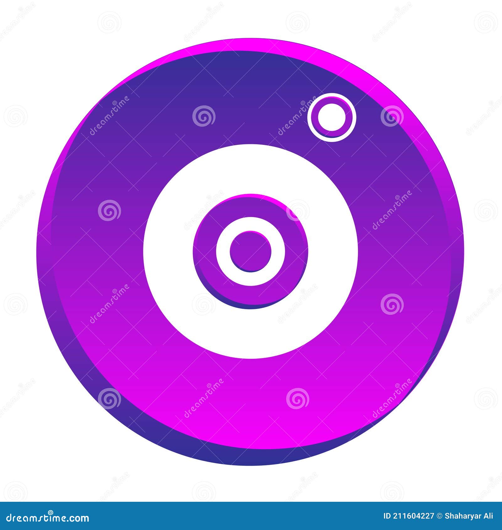 Camera Icon for Apps, Button and Web Stock Illustration - Illustration ...