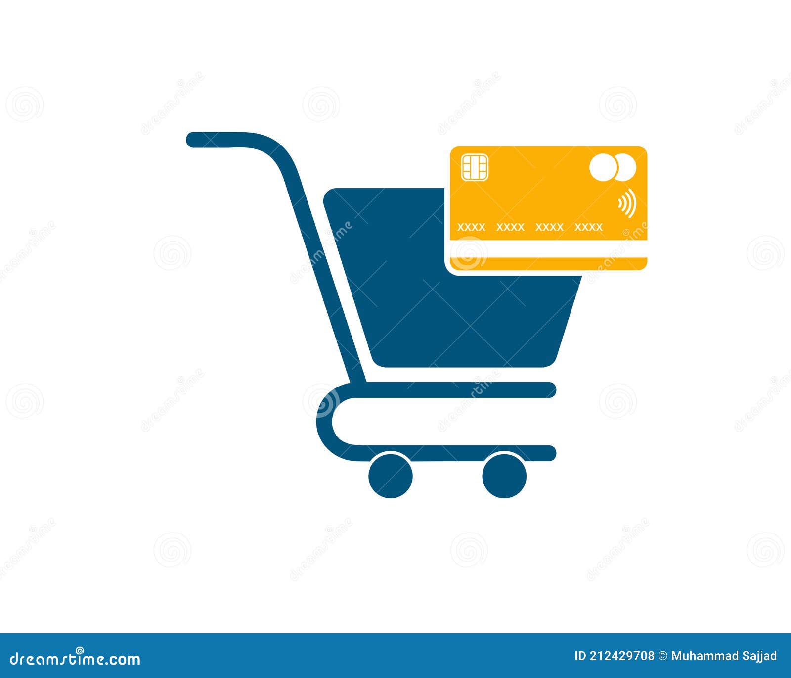 Vector Buy Shop Cart Purchase with Credit Card Vector Icon Checkout ...