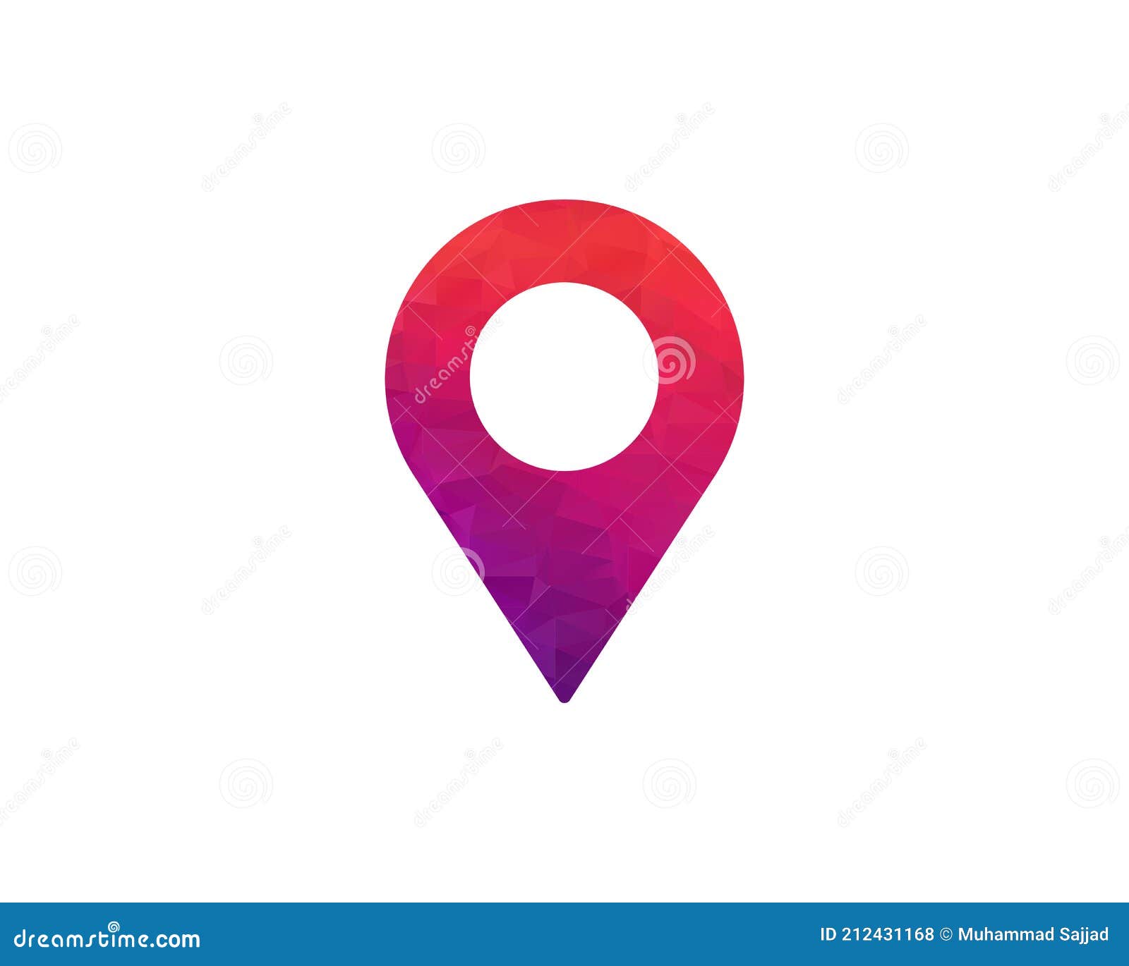 Vector Location Map Pin Icon Position GPS Location Icon Locator Sign ...