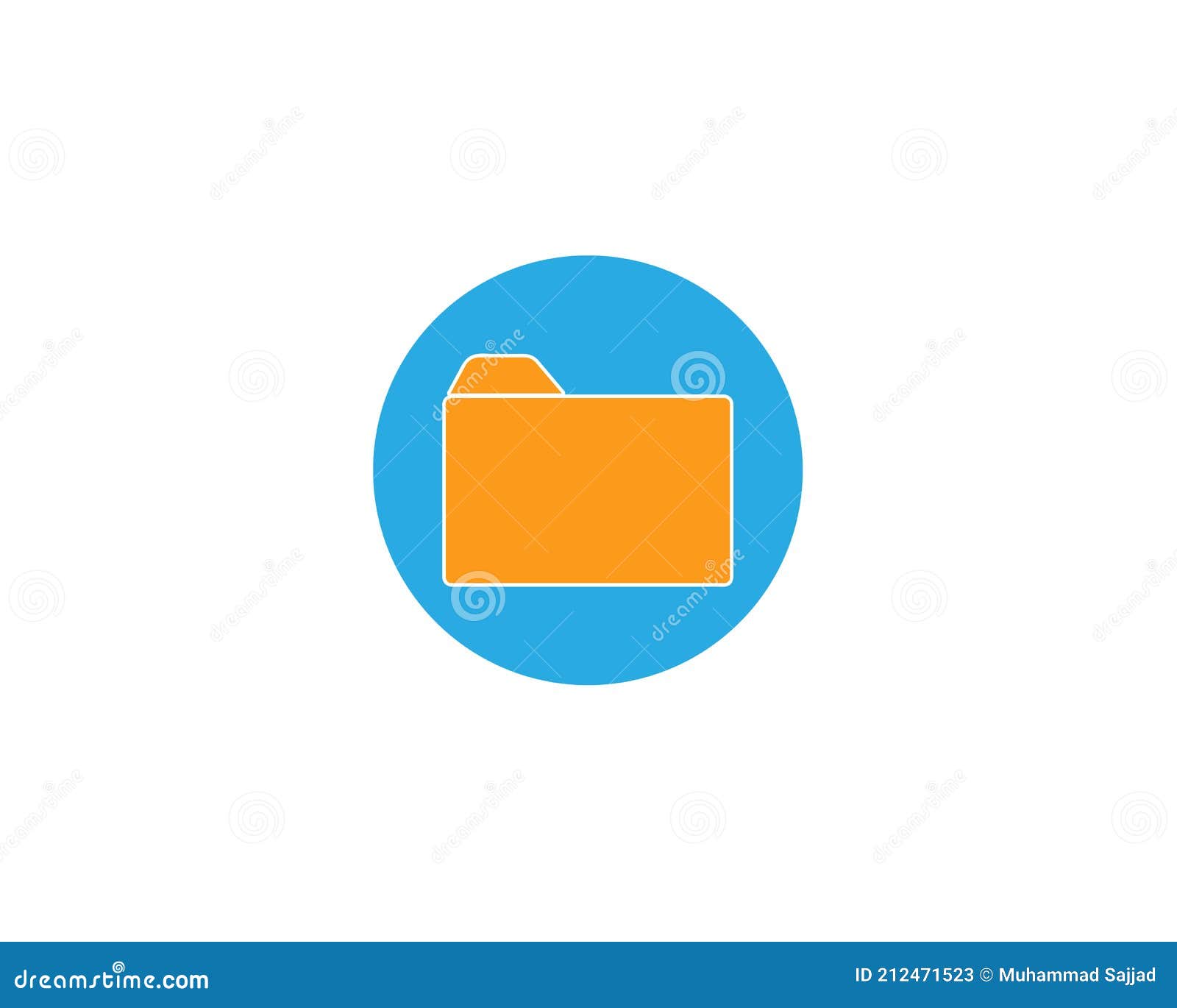 Copy Folder Icon -Vector Computer Download Folder Logo Stock Vector ...