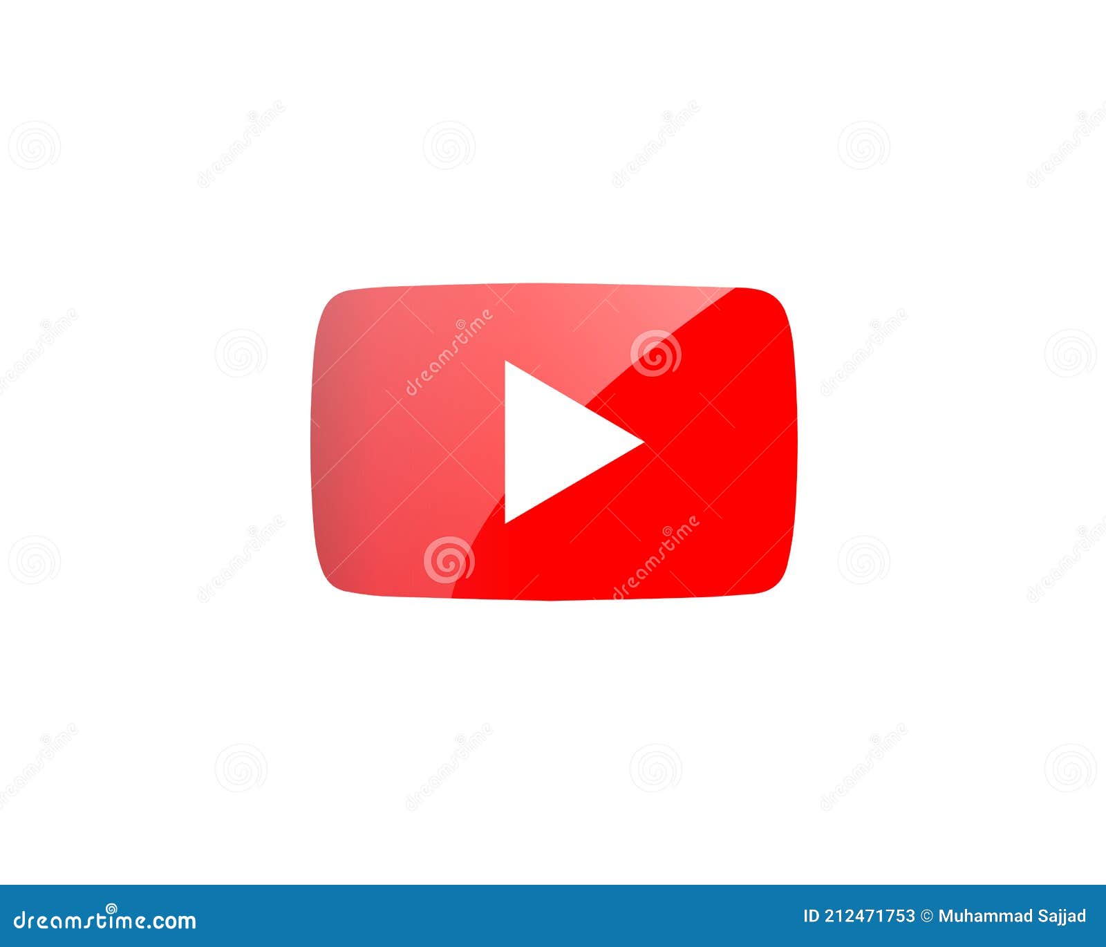 Vector Youtube Logo Social Media Icon Youtube Editorial Stock Photo ...