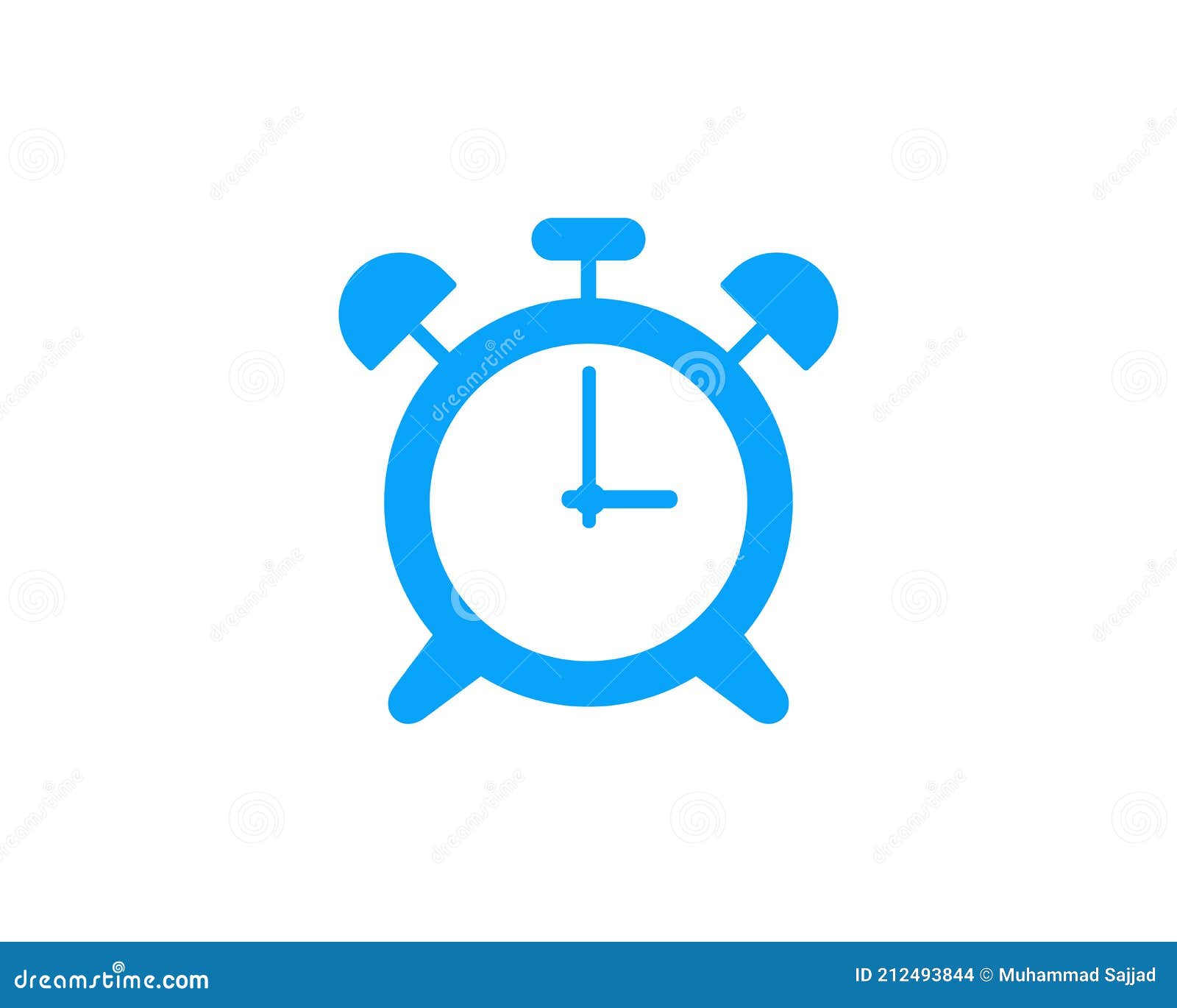 Vector Stopwatch Time Clock - Watching Time Device -Alarm Clock Stock ...