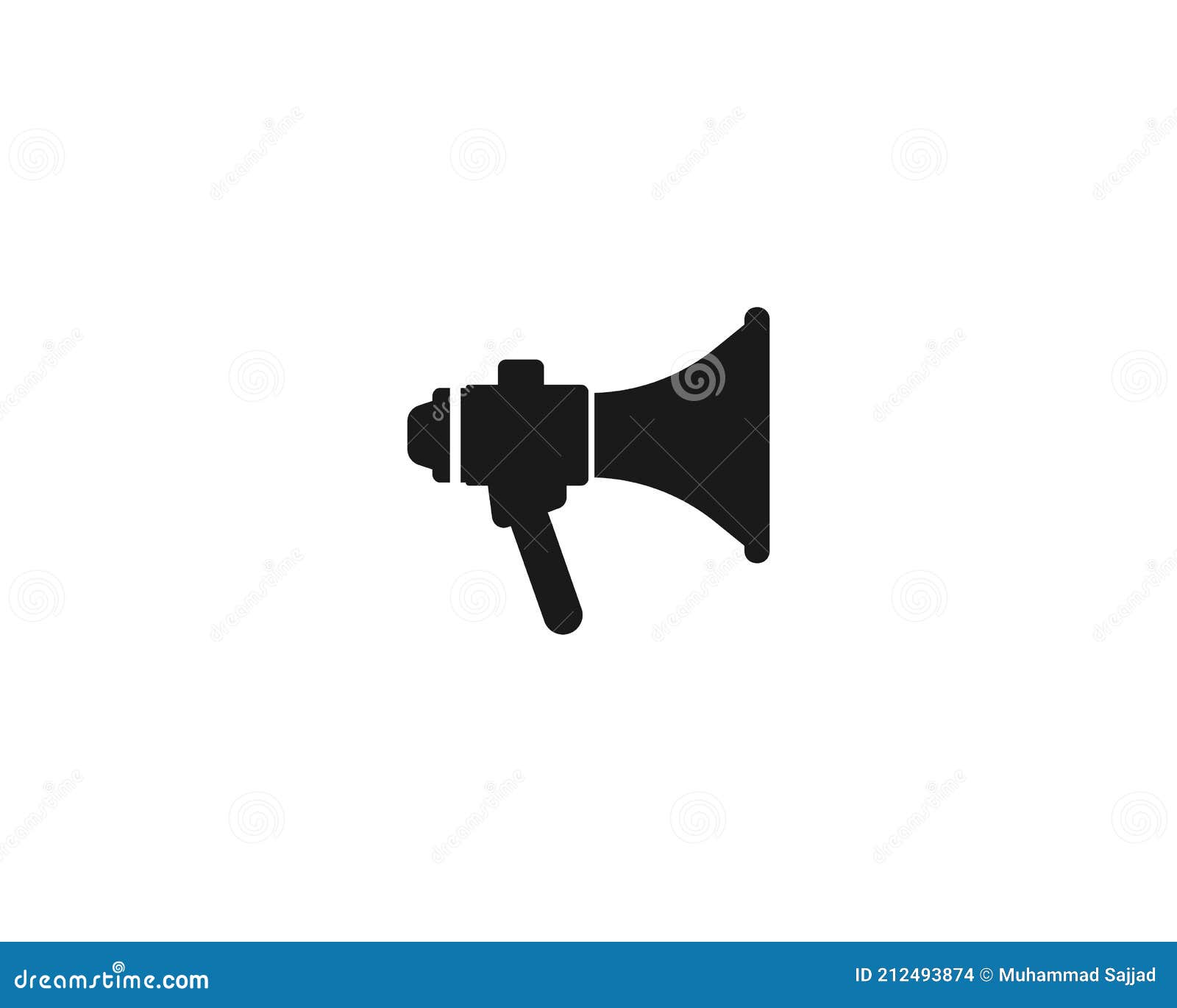 Loudspeaker Logo For Text. Design Concept For Business, Social Media ...