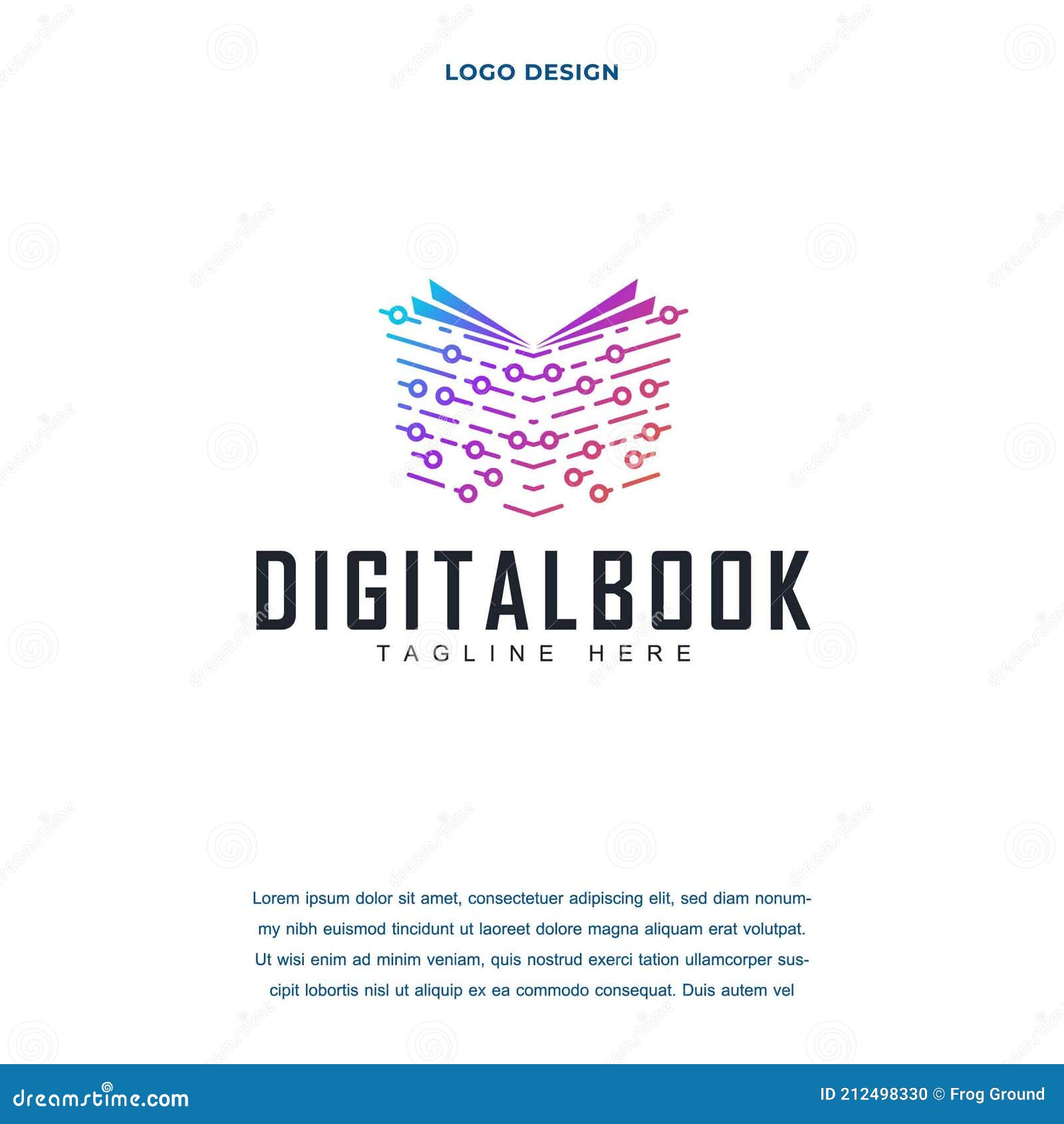 Abstract Technology Book Icon Logo Design Stock Illustration ...
